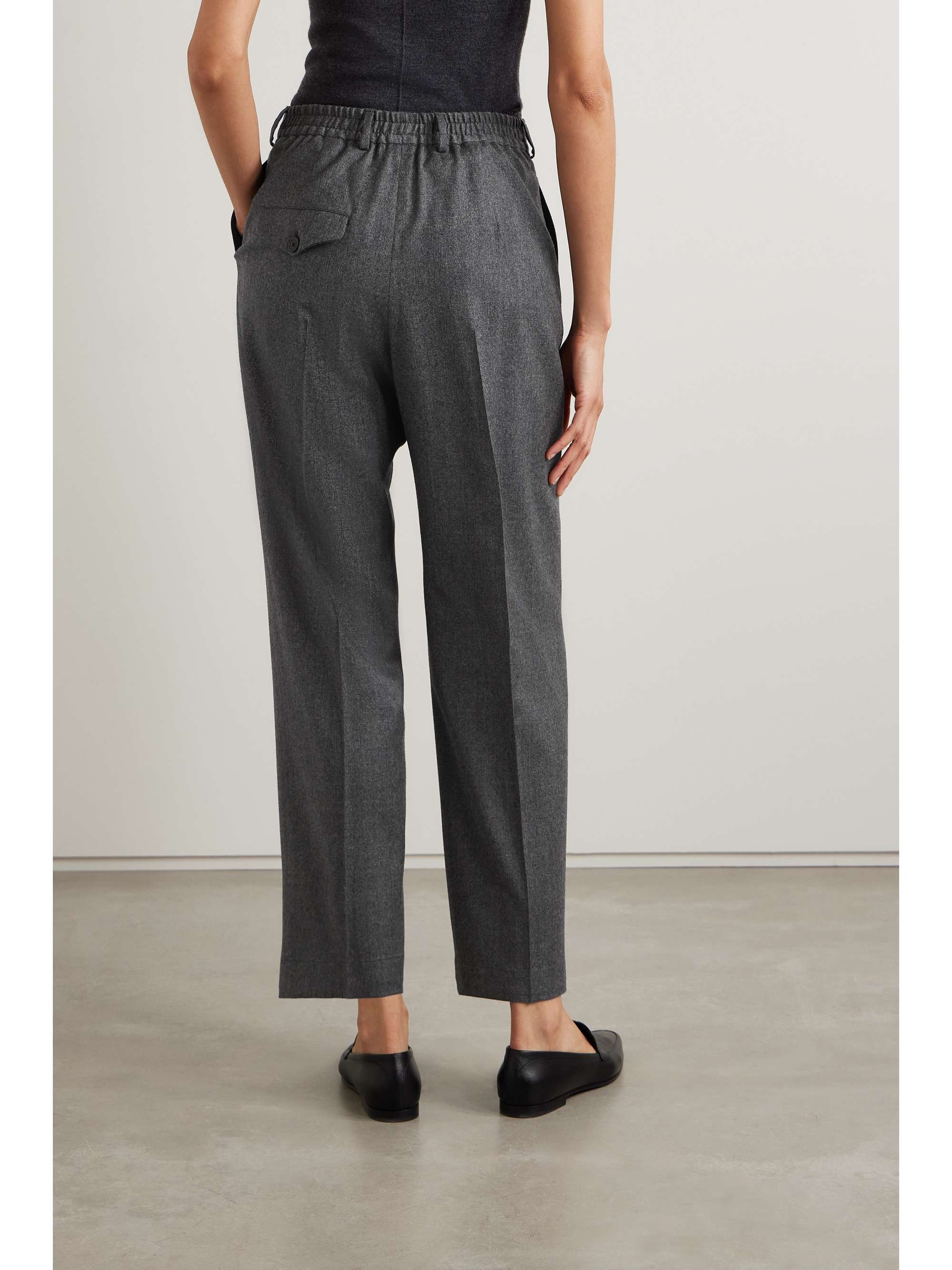 PURDEY Pleated wool tapered pants | NET-A-PORTER
