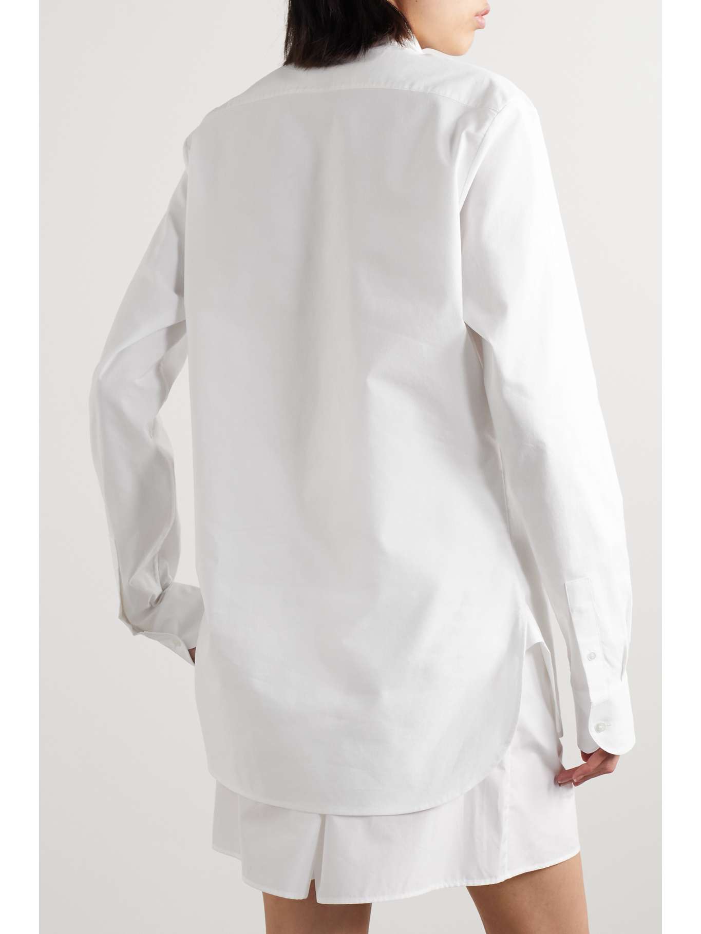 THE ROW Derica cotton-blend shirt | NET-A-PORTER
