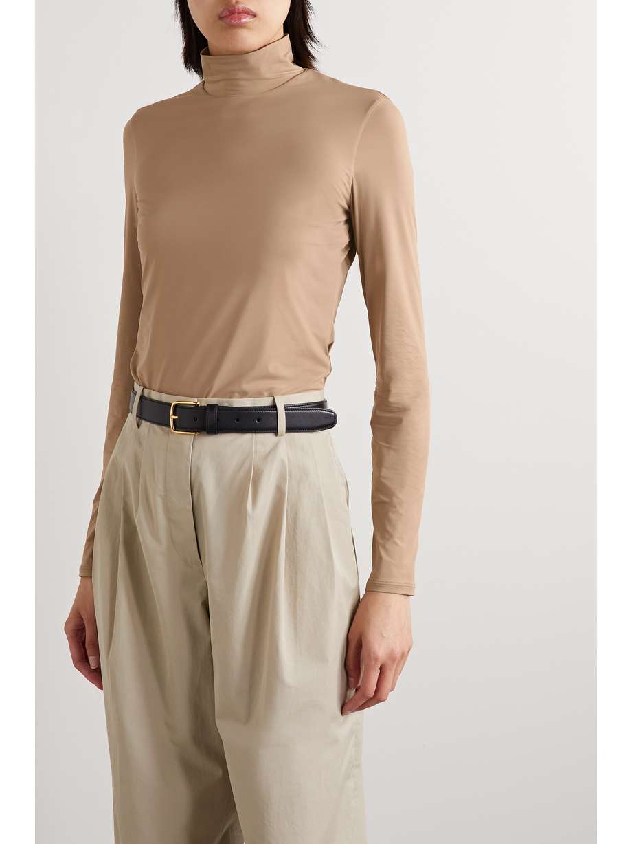 Tan Rudd stretch-jersey top | THE ROW | NET-A-PORTER