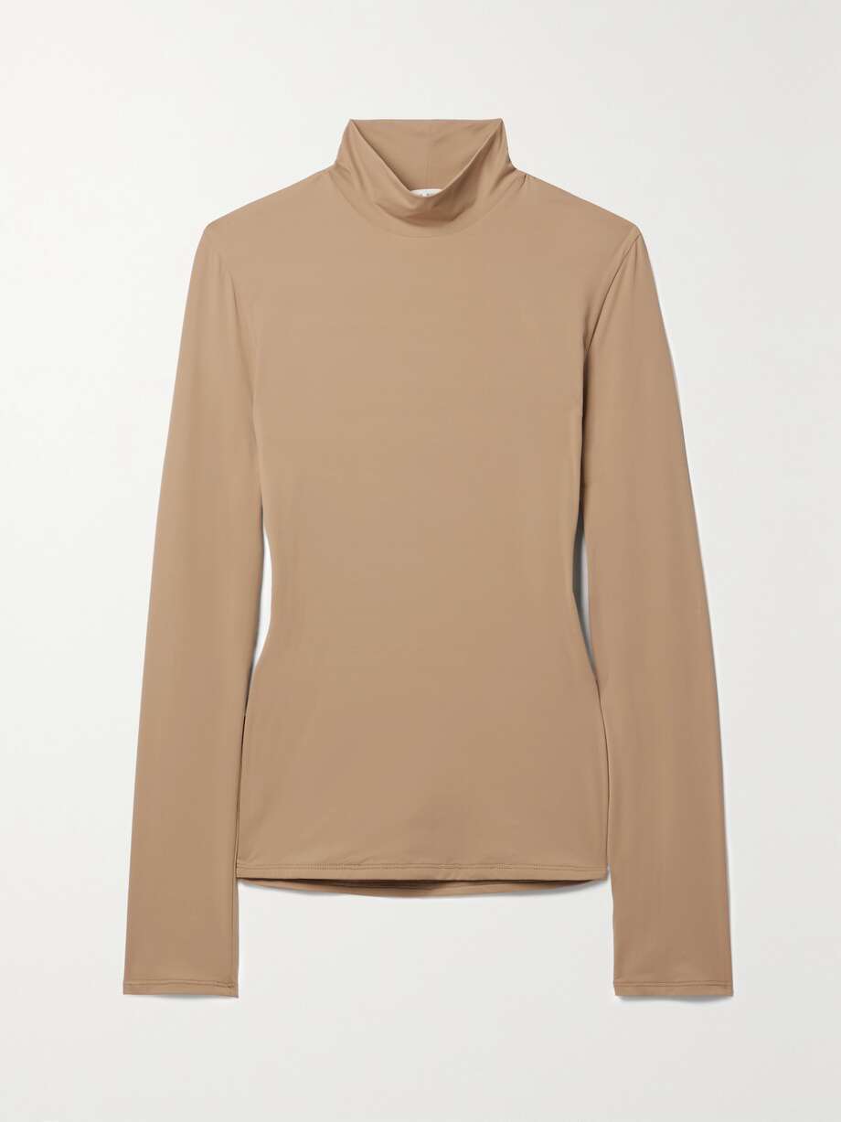 Tan Rudd stretch-jersey top | THE ROW | NET-A-PORTER