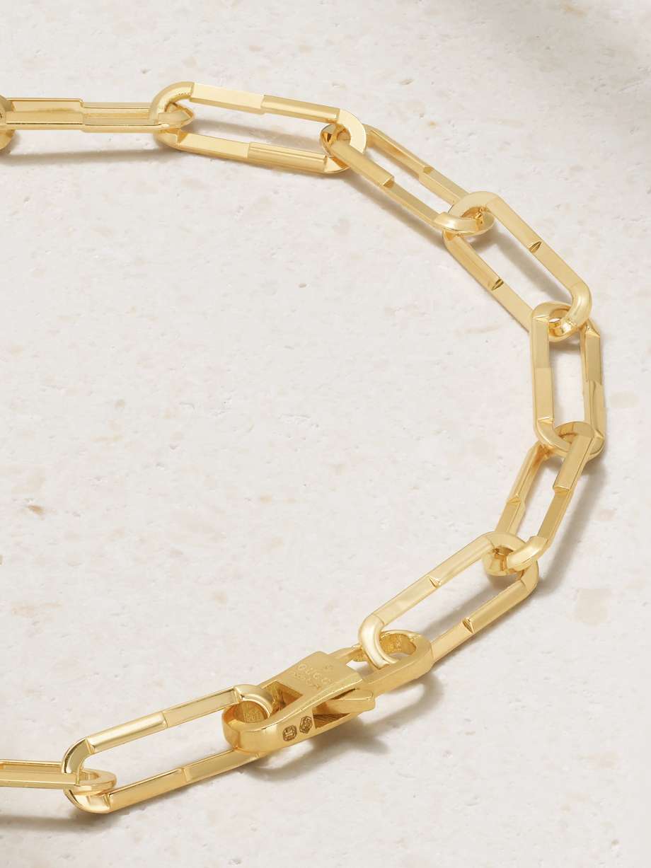 GUCCI Link to Love 18-karat gold bracelet | NET-A-PORTER