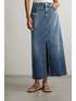 AGOLDE Leif denim midi skirt | NET-A-PORTER