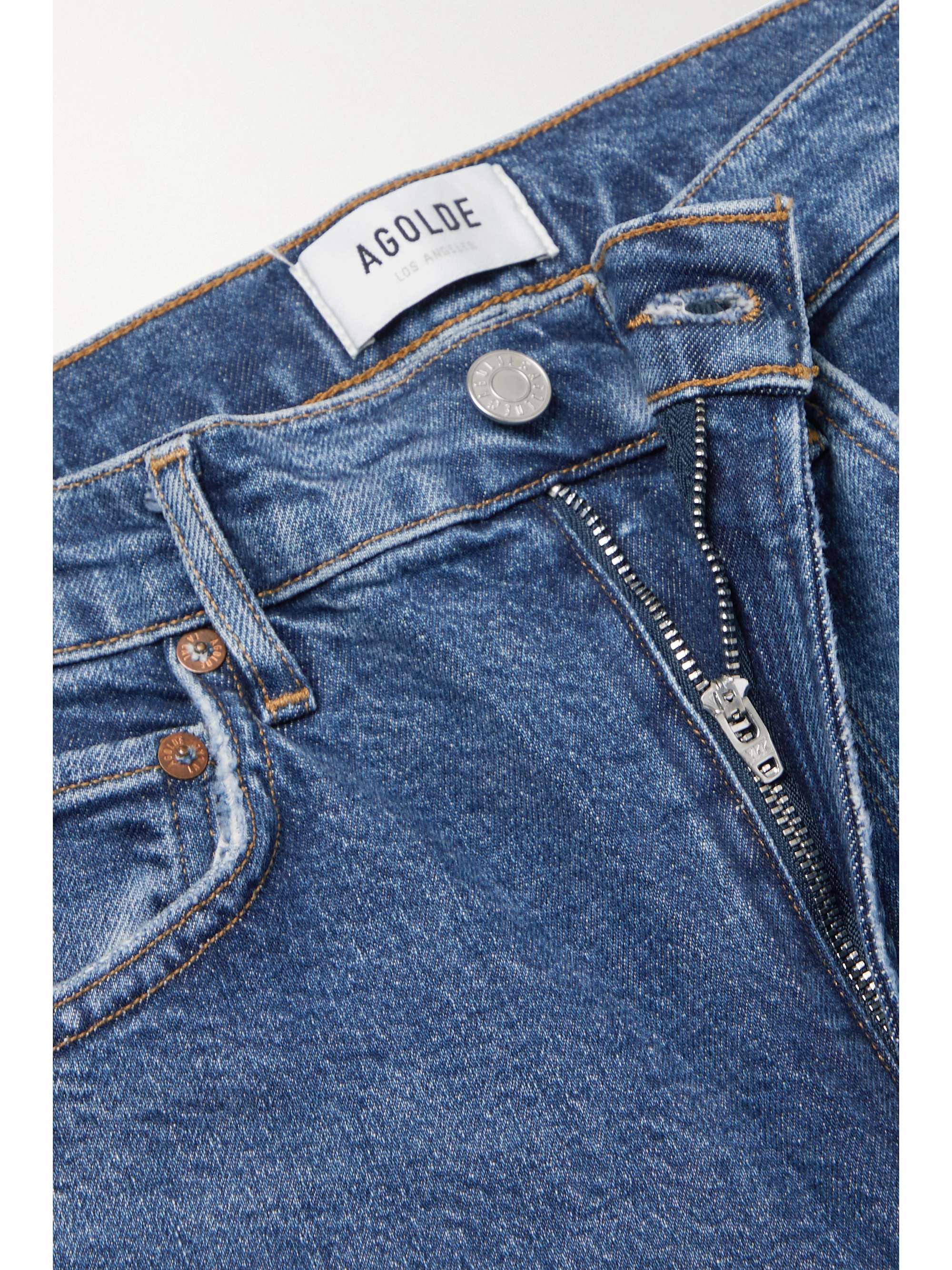 AGOLDE + NET SUSTAIN High Rise Stovepipe straight-leg organic jeans ...