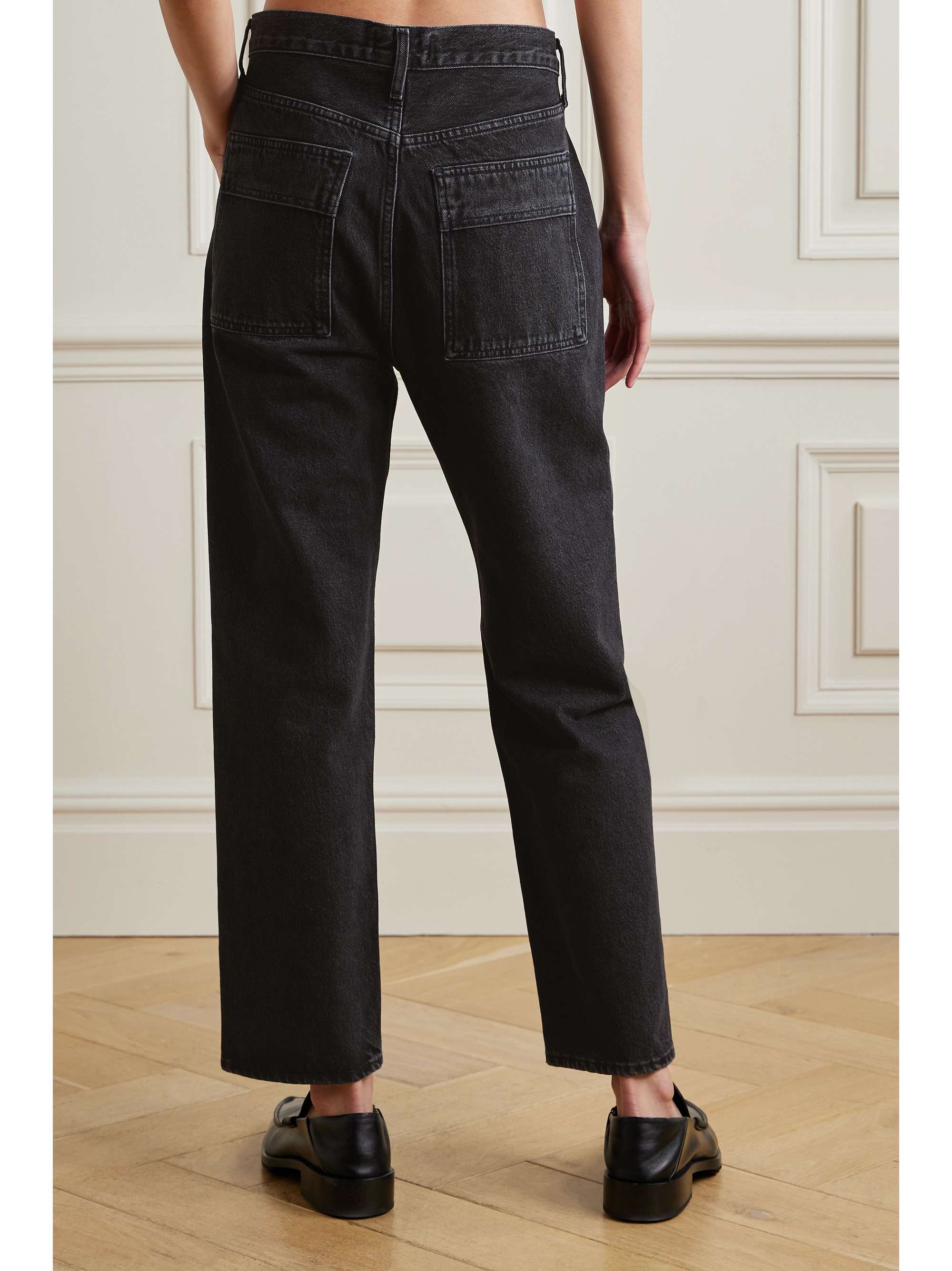 AGOLDE + NET SUSTAIN Cooper Cargo high-rise straight-leg organic jeans ...