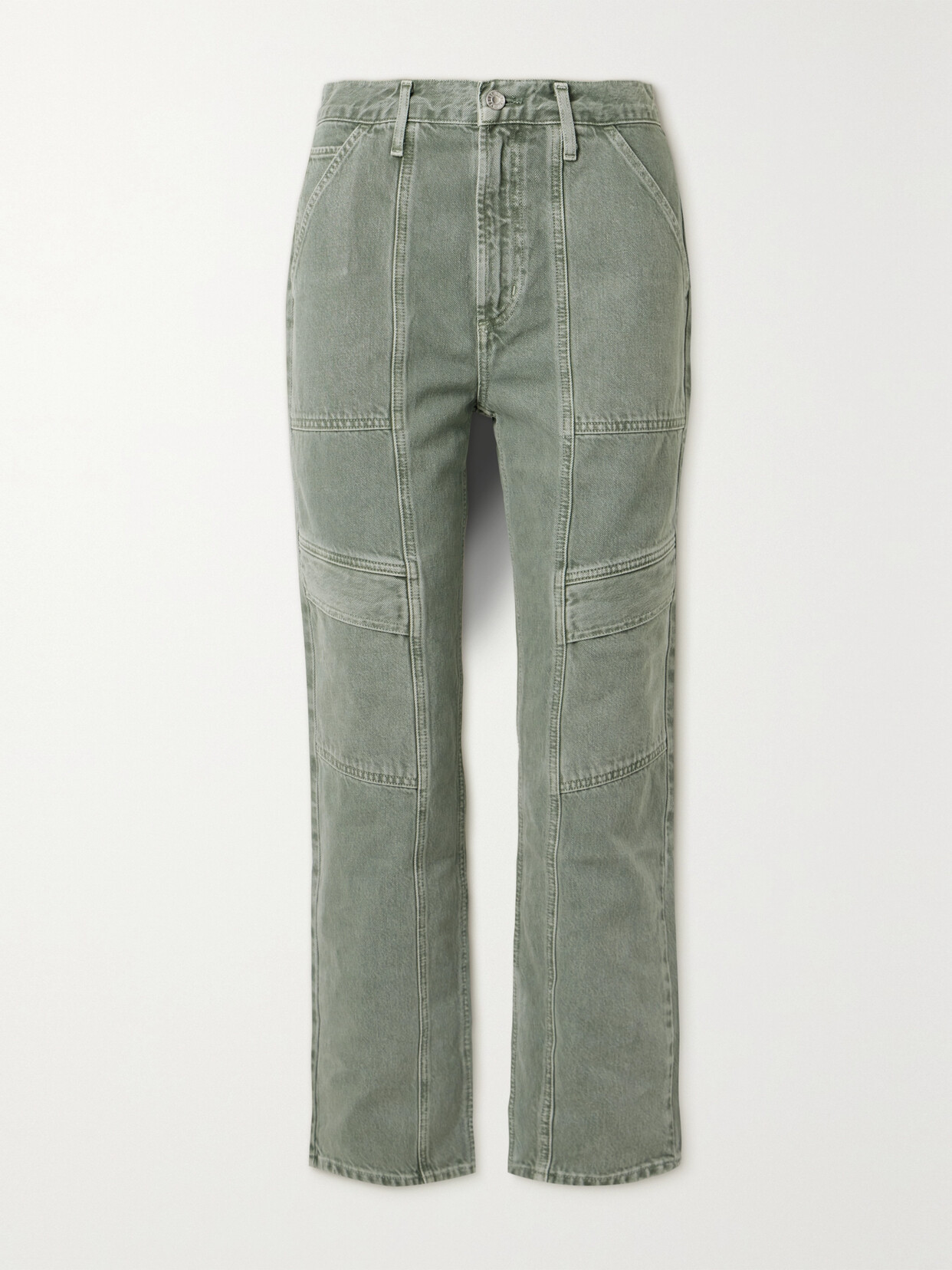 Agolde Cooper Relaxed Cargo Organic Cotton Jeans In Salamander | ModeSens