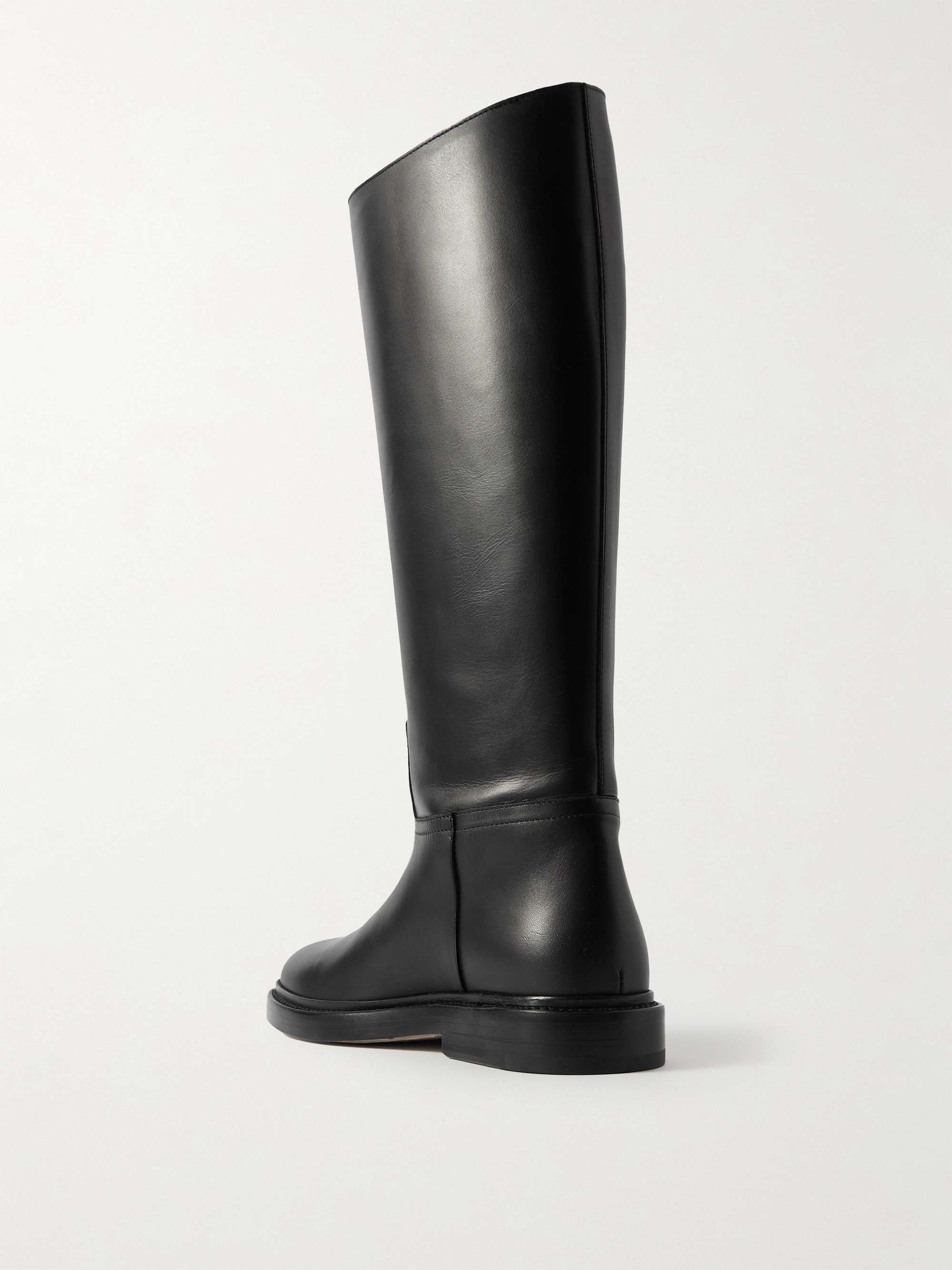 LEGRES 80 leather knee boots | NET-A-PORTER