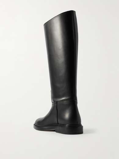 LEGRES 80 leather knee boots | NET-A-PORTER