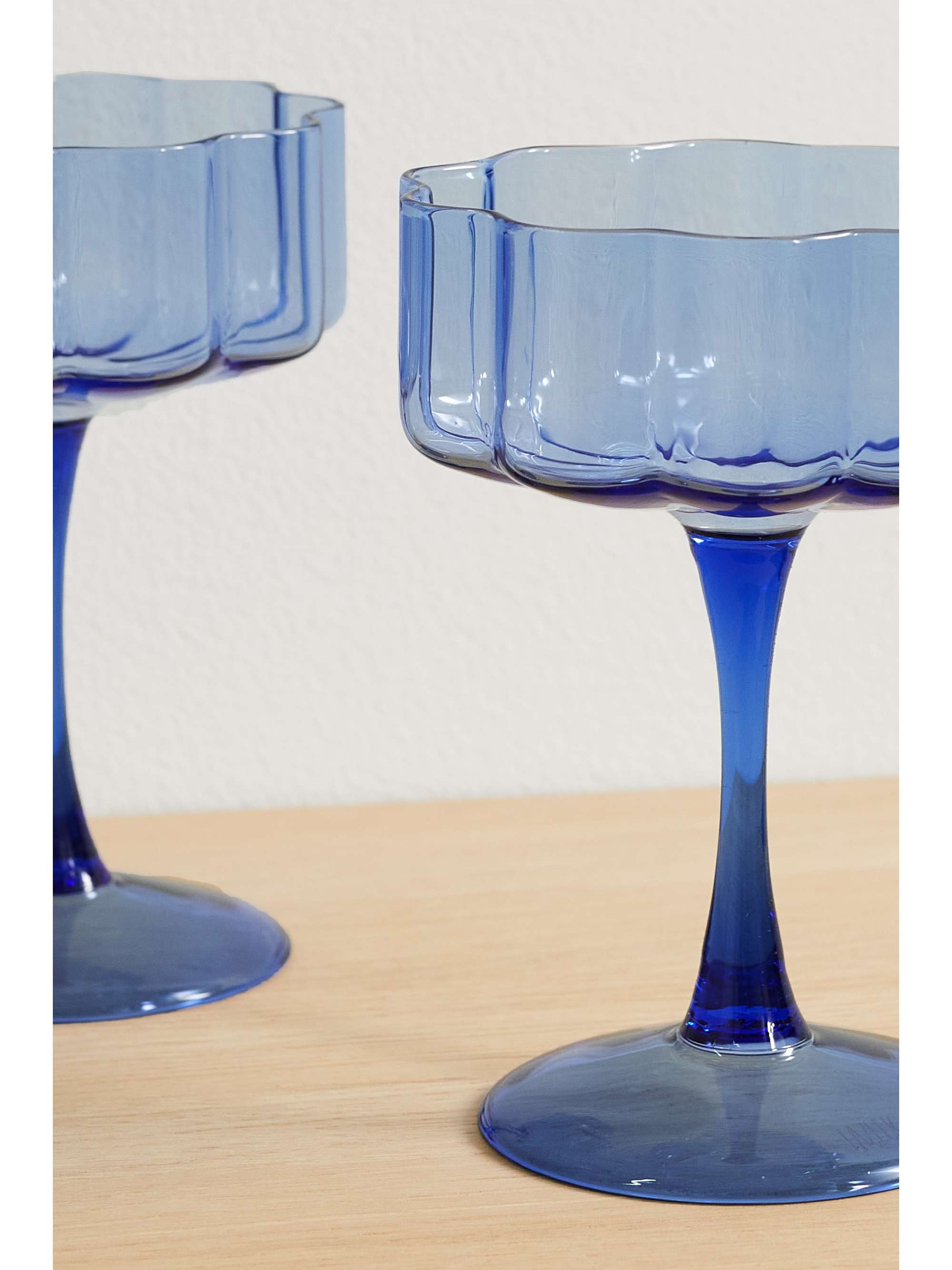 FAZEEK Wave set of two glass cocktail coupes | NET-A-PORTER