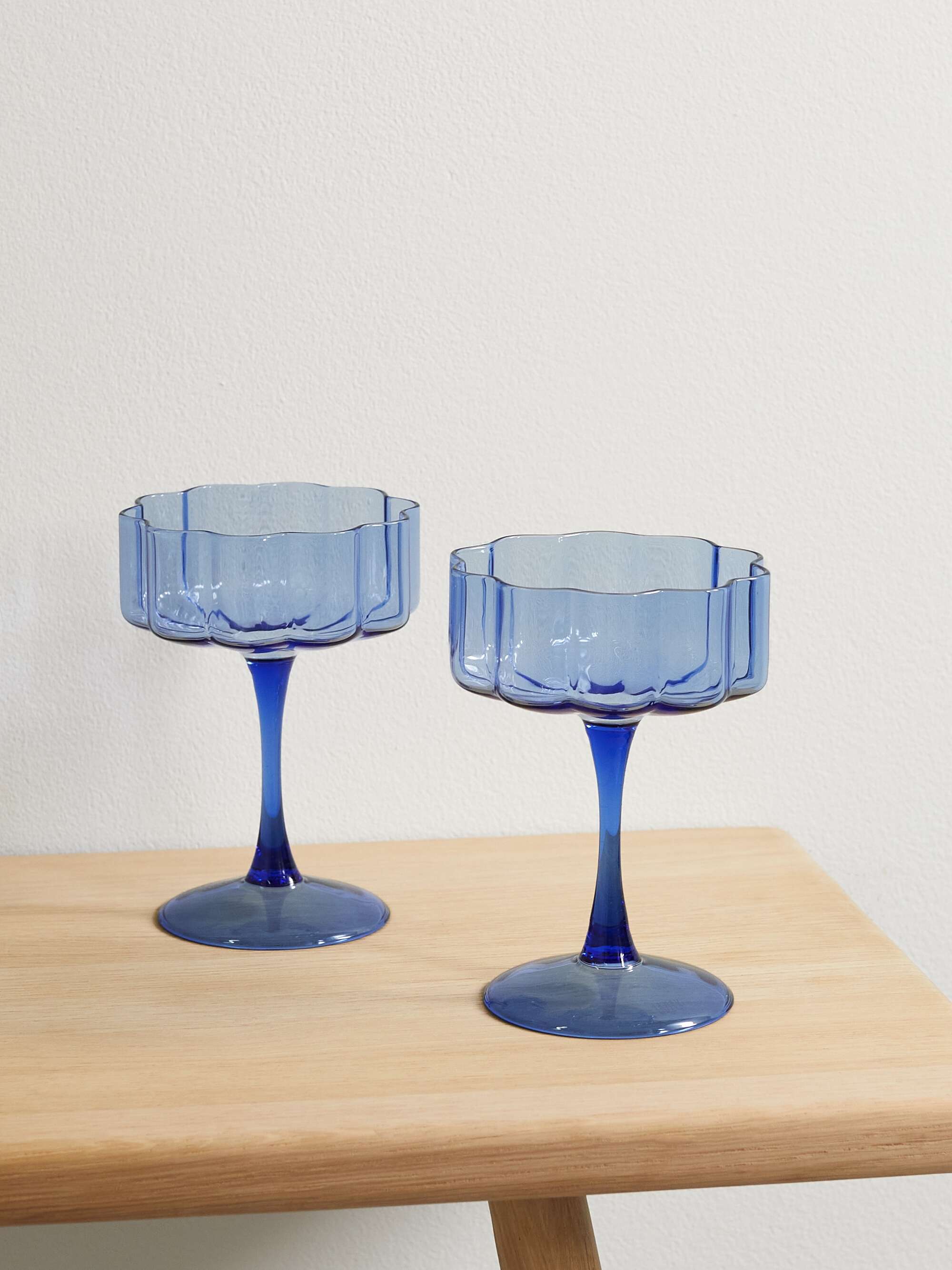 FAZEEK Wave set of two glass cocktail coupes | NET-A-PORTER