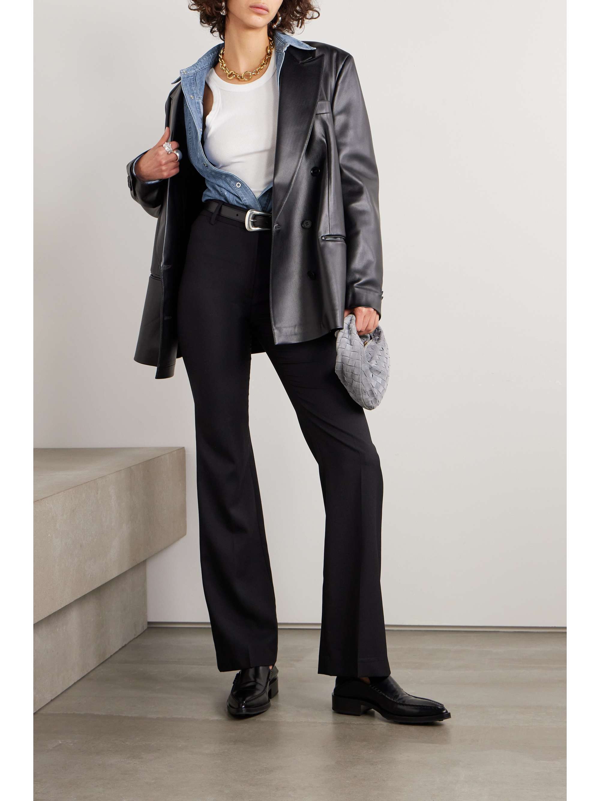 ANOTHER TOMORROW + NET SUSTAIN organic cotton-chambray shirt | NET-A-PORTER