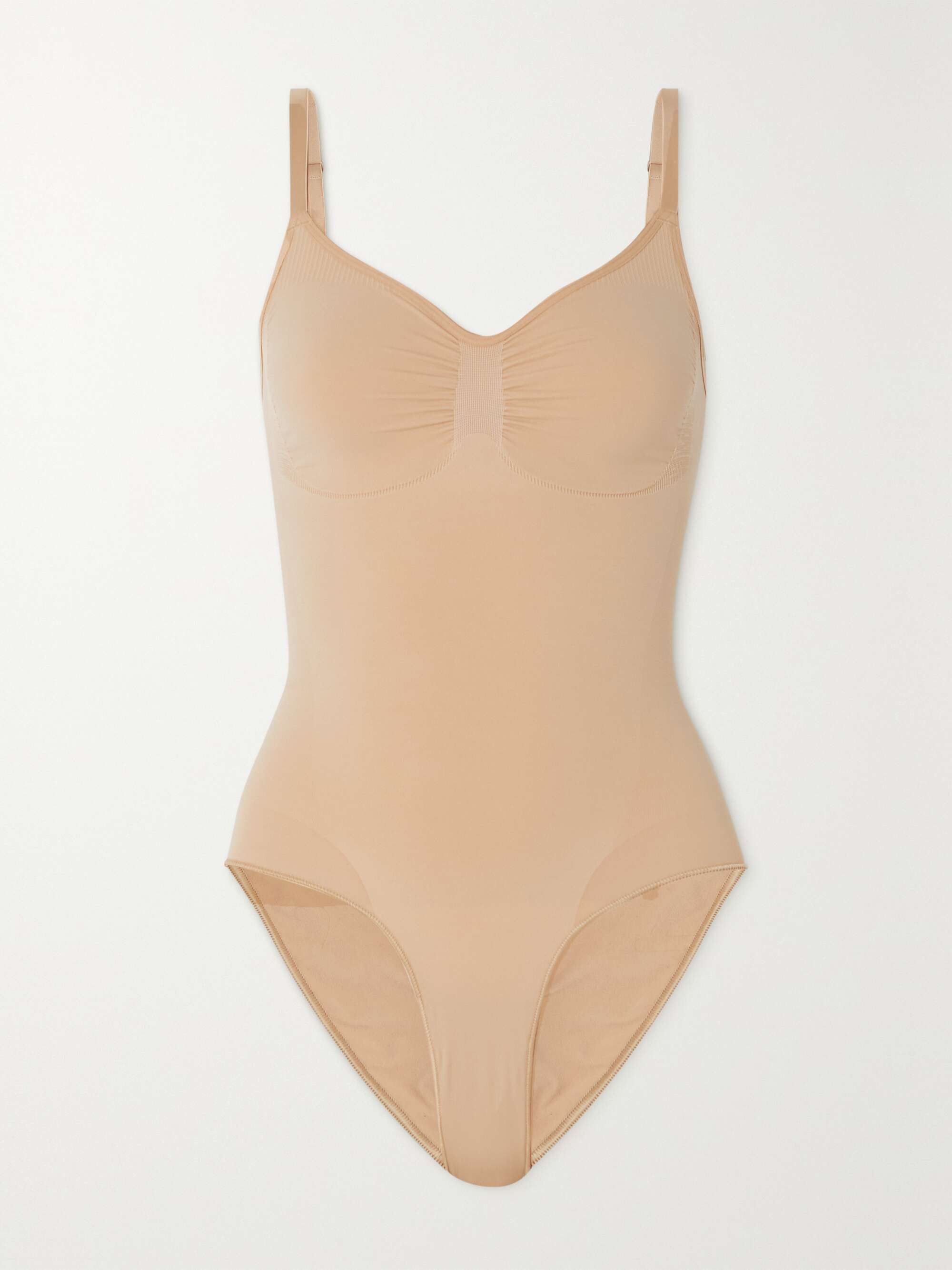 SKIMS Seamless Sculpt Brief Bodysuit - Mica | NET-A-PORTER