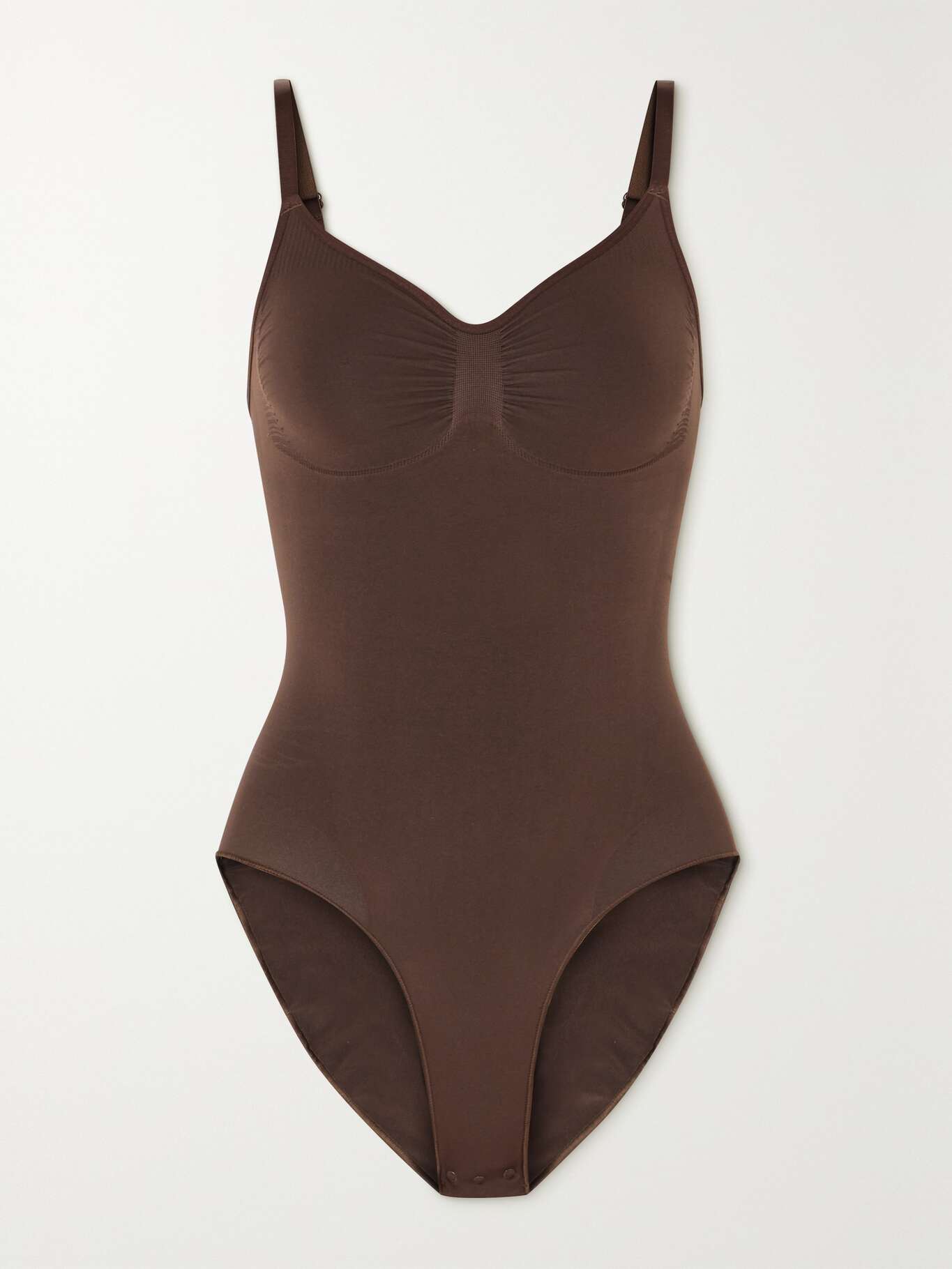 SKIMS Seamless Sculpt Brief Bodysuit - Cocoa | NET-A-PORTER