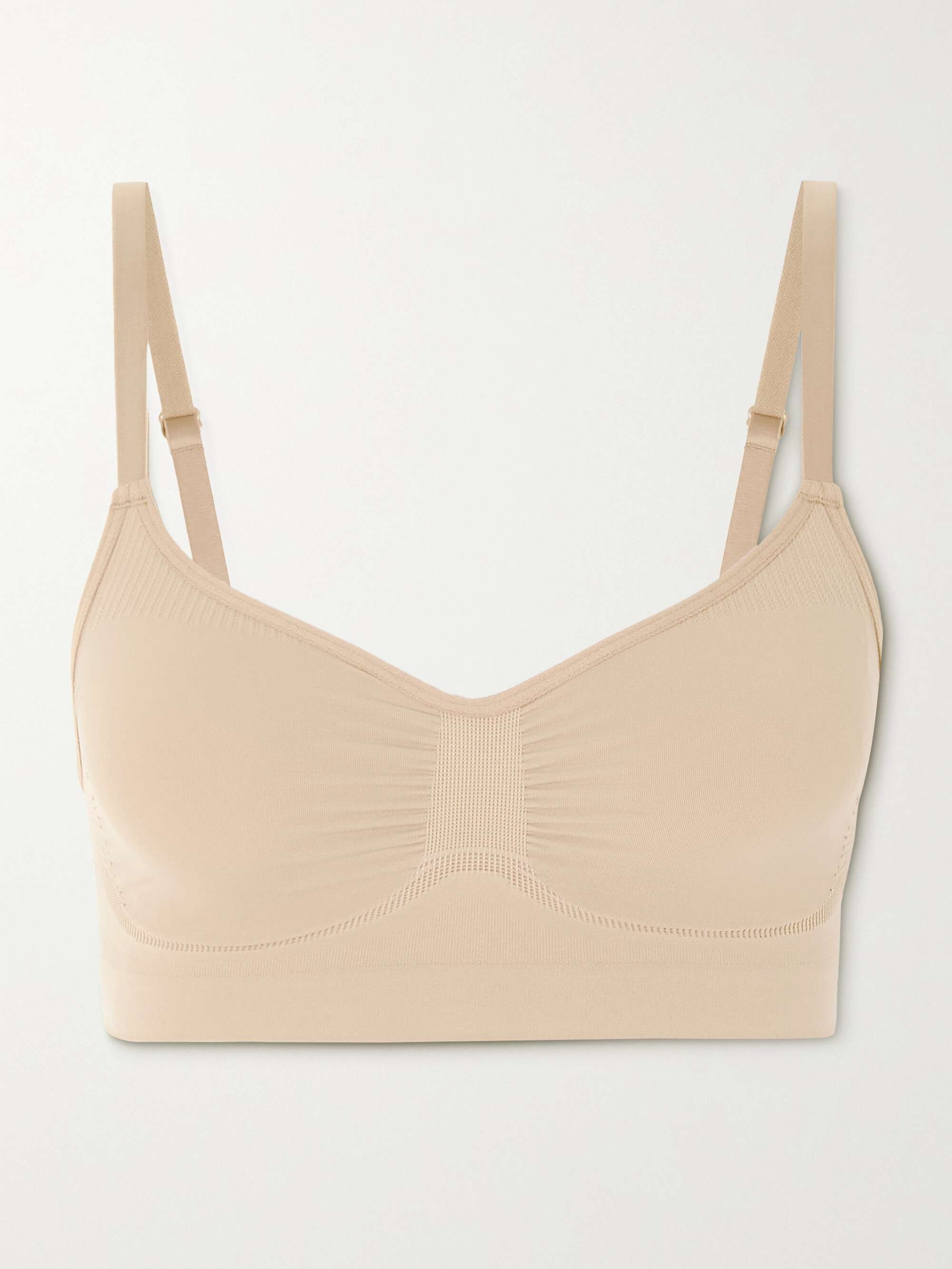 SKIMS Seamless Sculpt Bralette - Mica | NET-A-PORTER