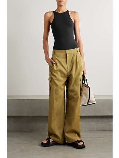 SKIMS Fits Everybody High Neck Bodysuit - Onyx | NET-A-PORTER