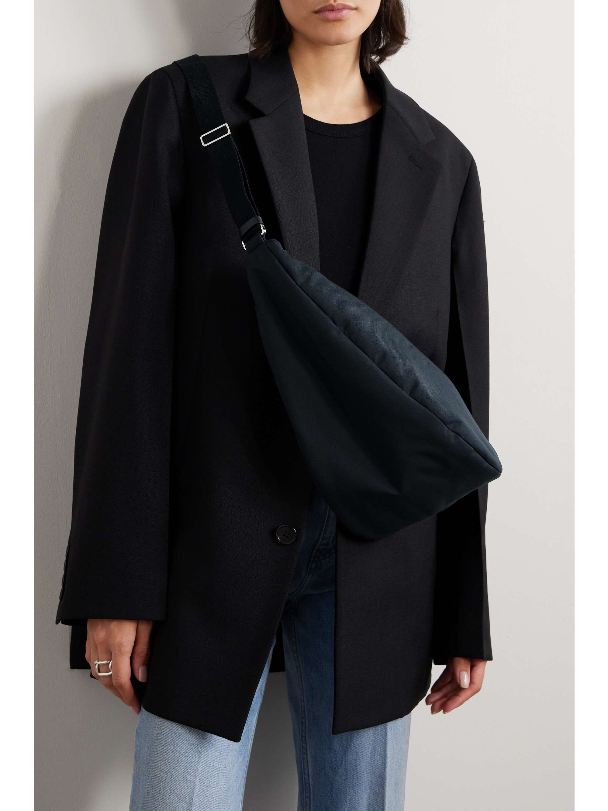 THE ROW Slouchy Banana Two nylon shoulder bag | NET-A-PORTER