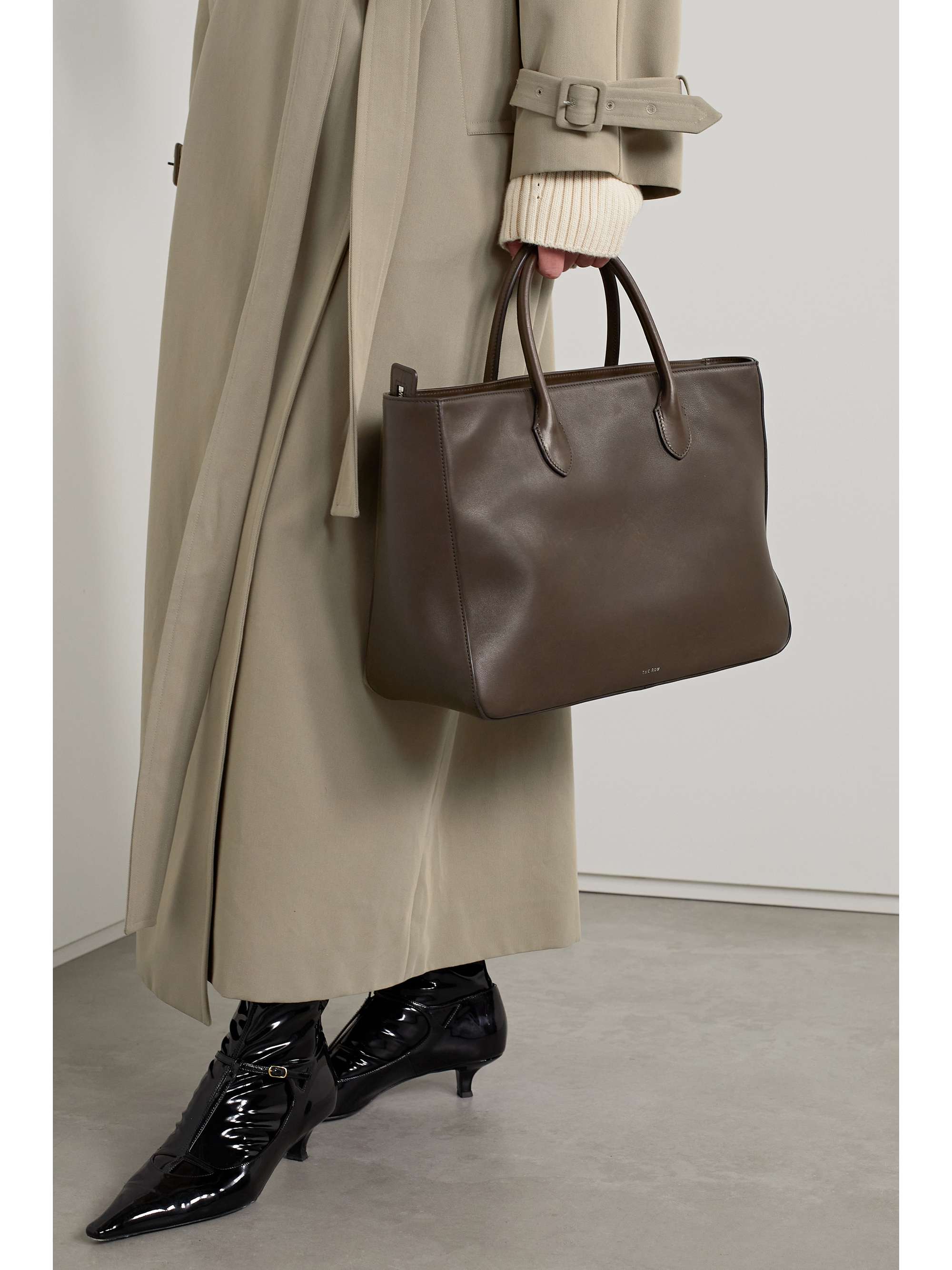 THE ROW Luxe E/W leather tote | NET-A-PORTER