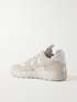 NIKE Air Force 1 Wild suede and mesh sneakers | NET-A-PORTER