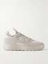 NIKE Air Force 1 Wild suede and mesh sneakers | NET-A-PORTER