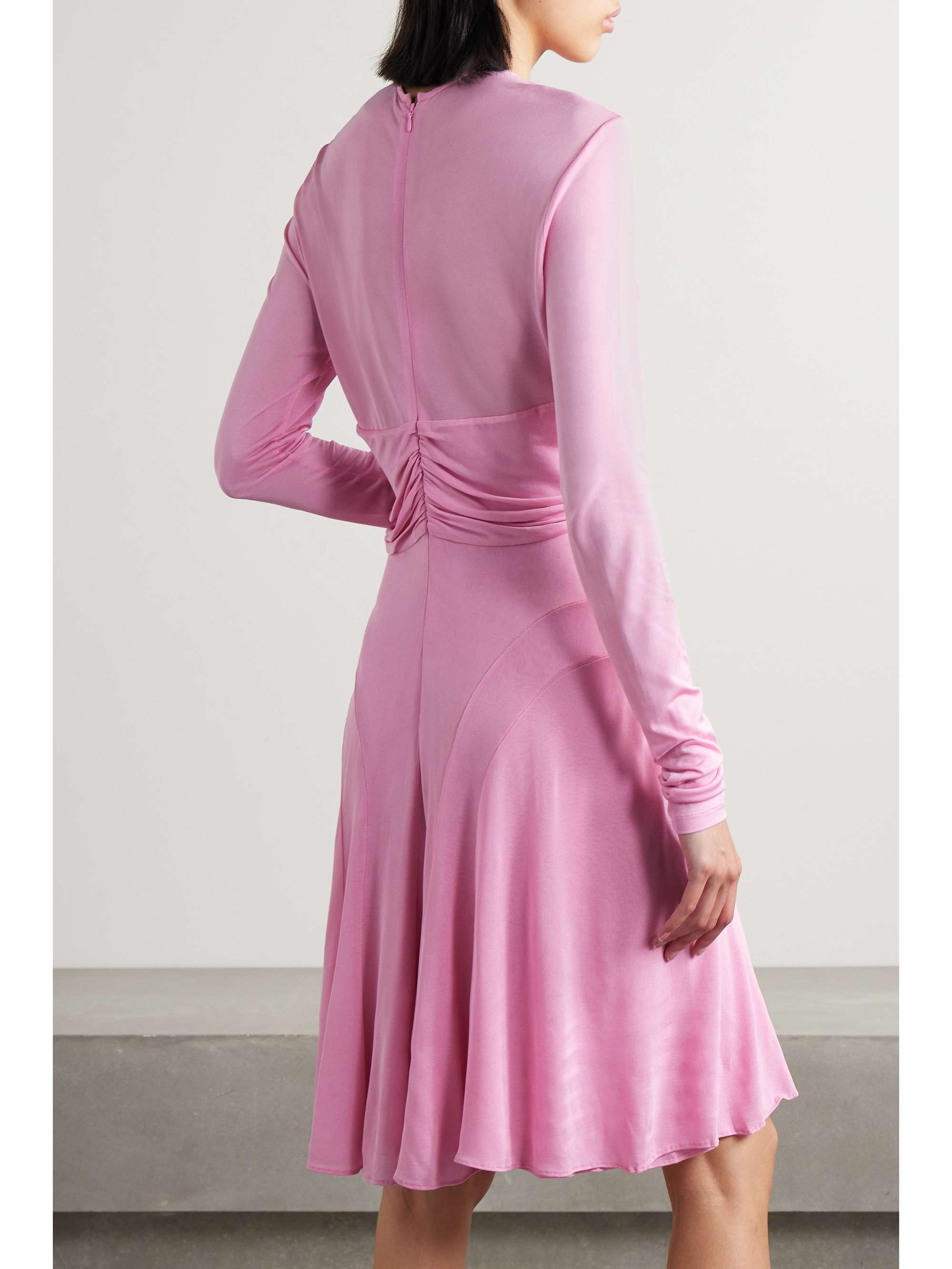 ISABEL MARANT Rosema draped stretch-jersey mini dress | NET-A-PORTER