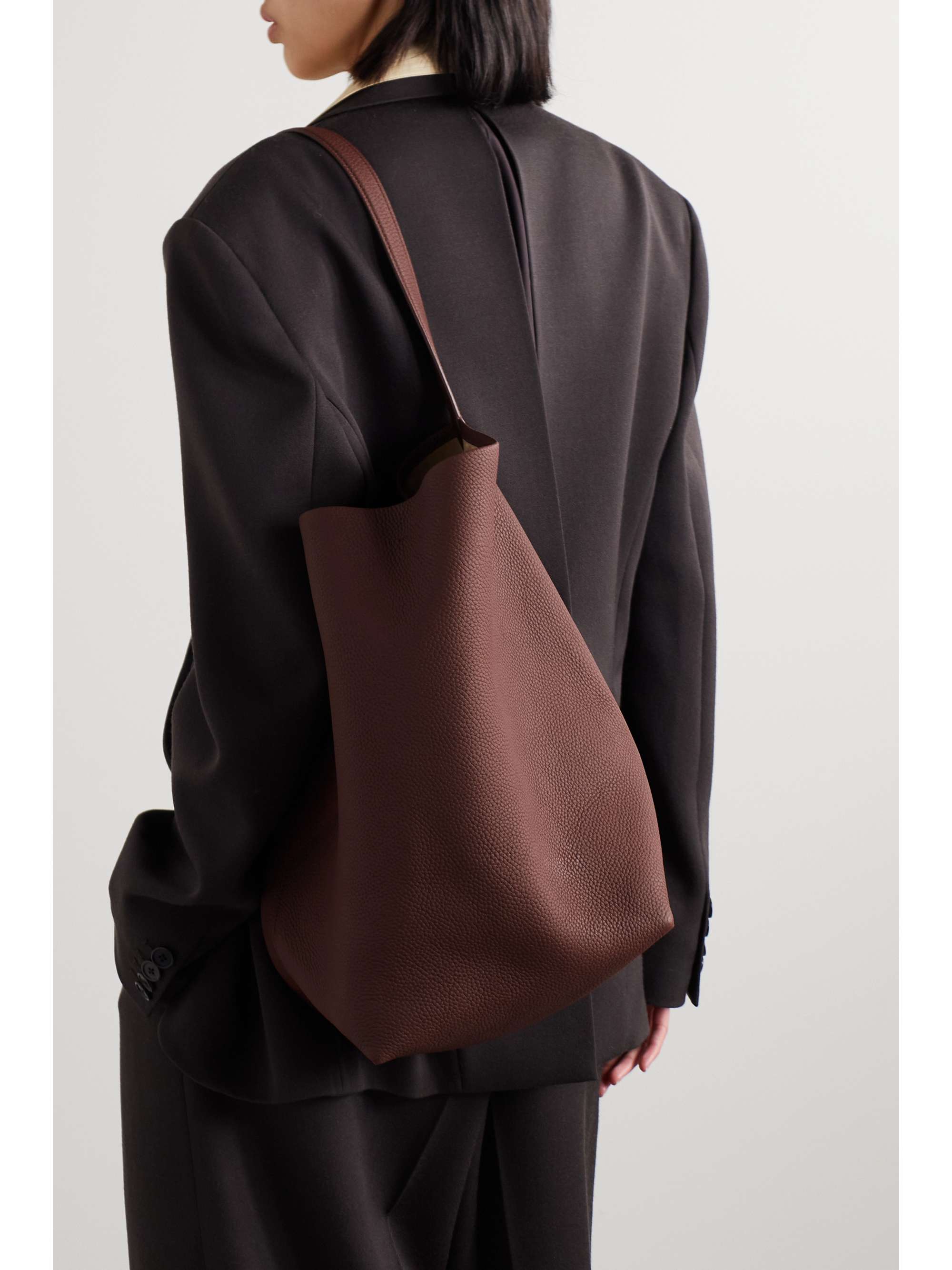 THE ROW N/S Park medium textured-leather tote | NET-A-PORTER