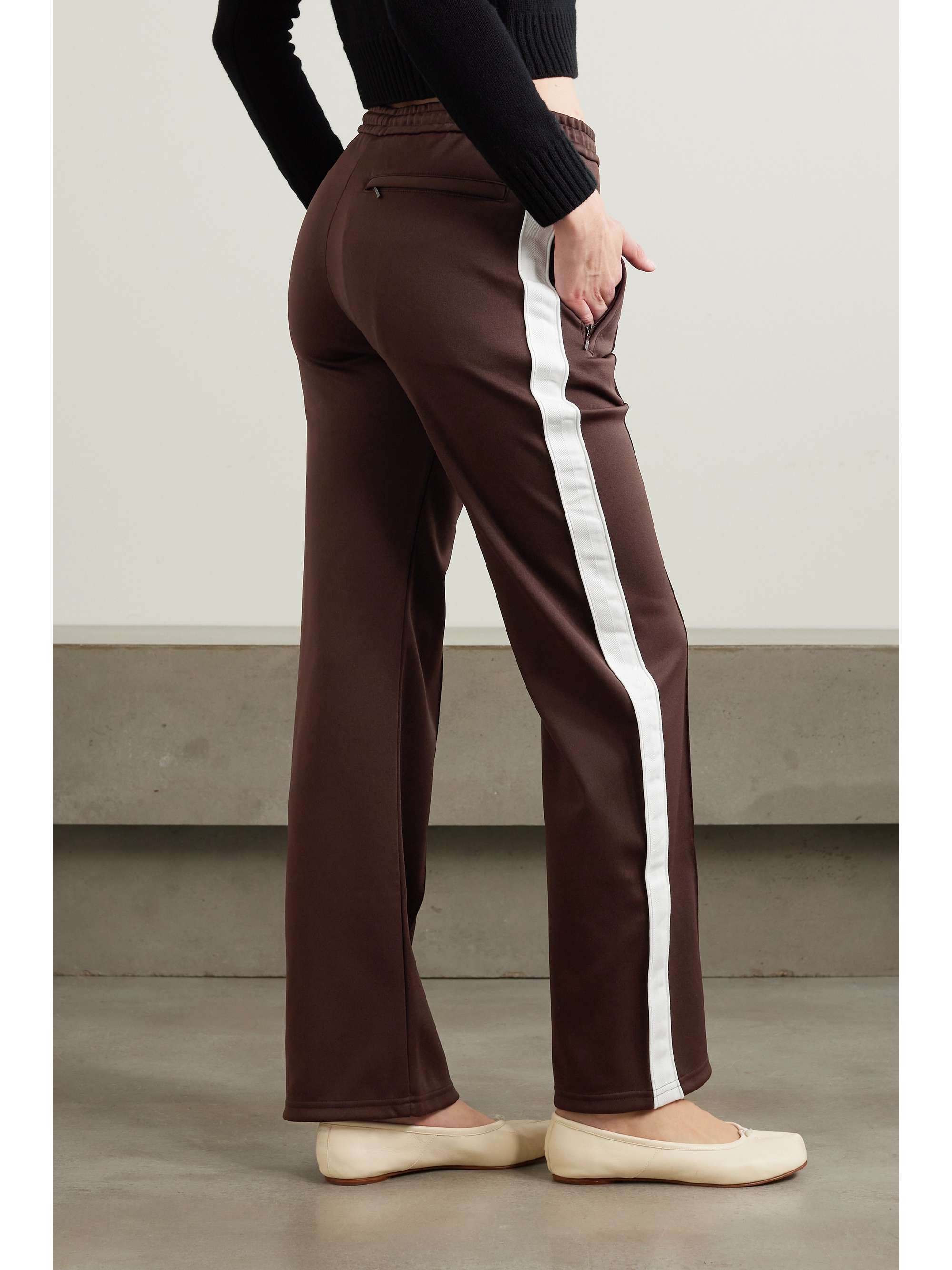 LOEWE Anagram embroidered jersey track pants | NET-A-PORTER