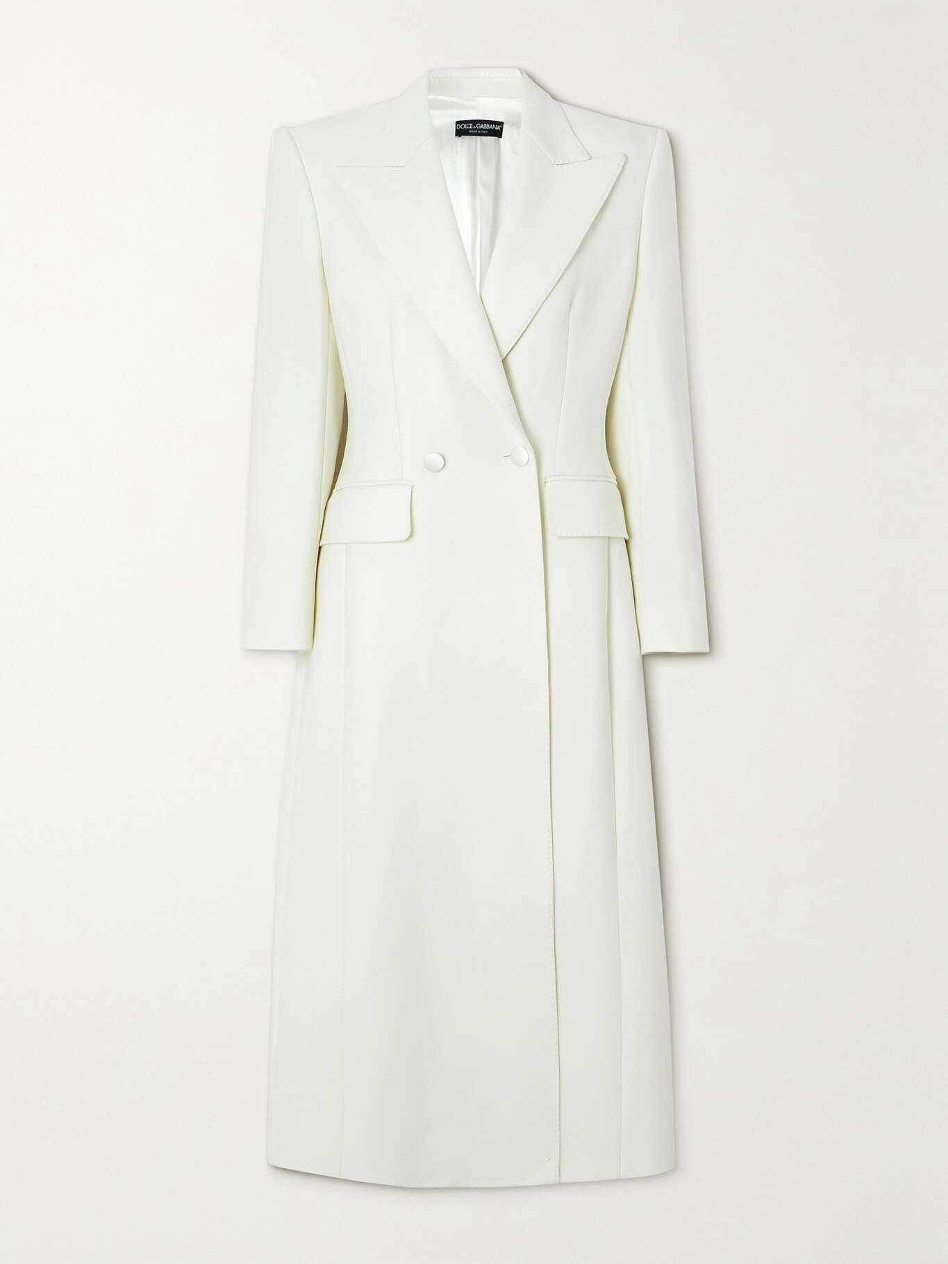 DOLCE&GABBANA Double-breasted wool-blend coat | NET-A-PORTER