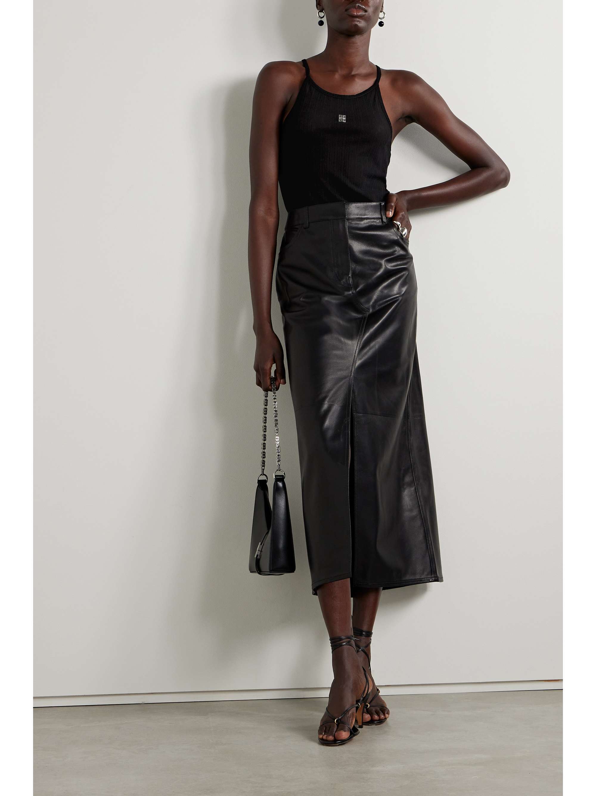 GIVENCHY Embellished ribbed cotton tank | NET-A-PORTER