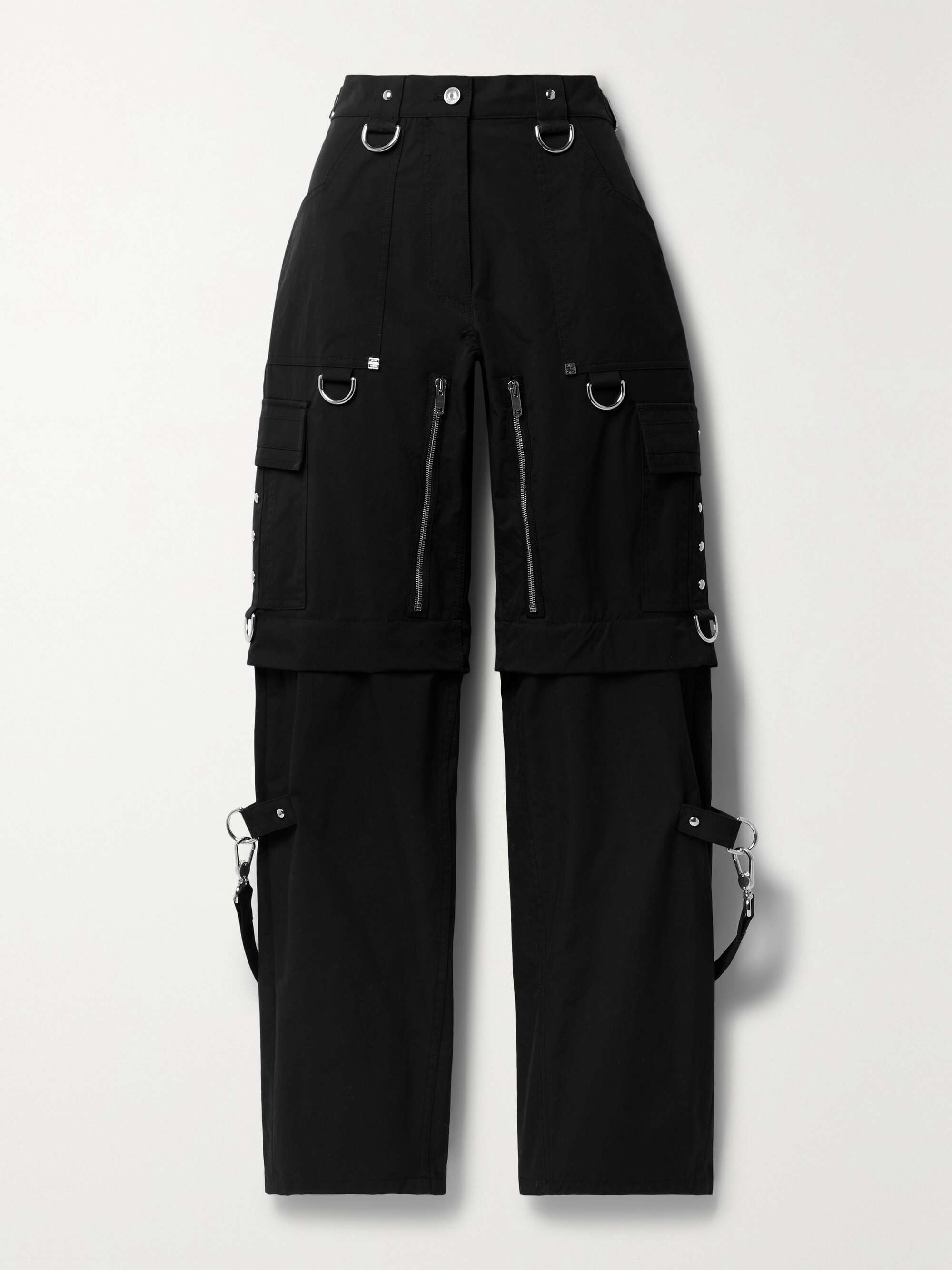 GIVENCHY Convertible embellished twill cargo pants | NET-A-PORTER