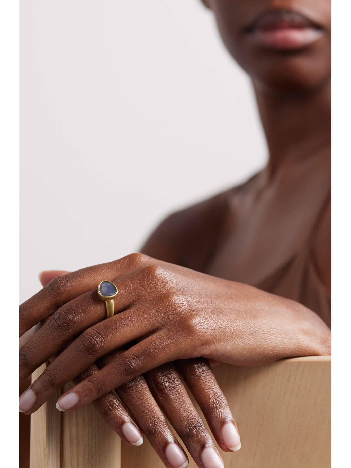 PIPPA SMALL 18-karat gold labradorite ring | NET-A-PORTER
