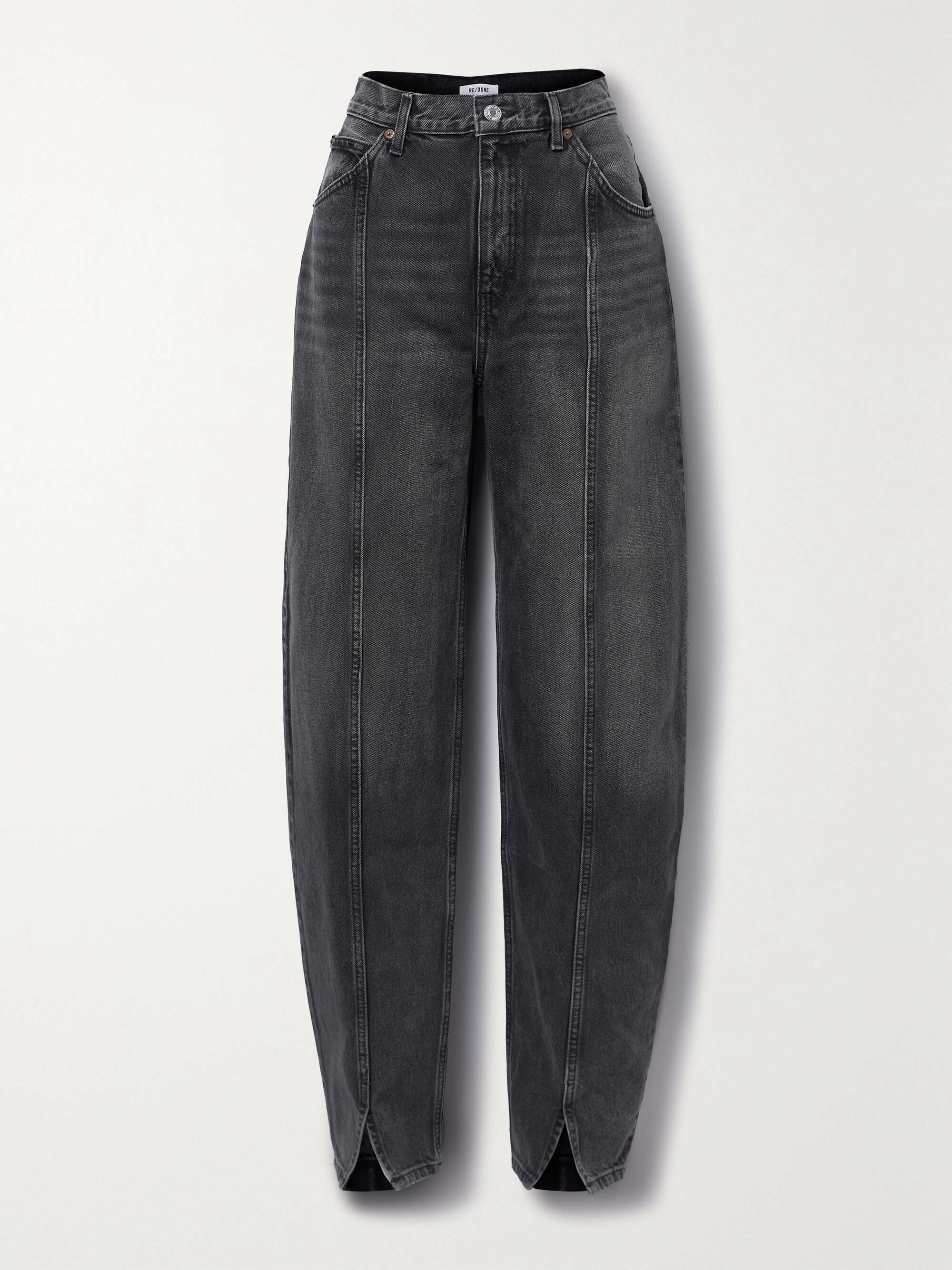 RE/DONE Tailored high-rise straight-leg jeans | NET-A-PORTER