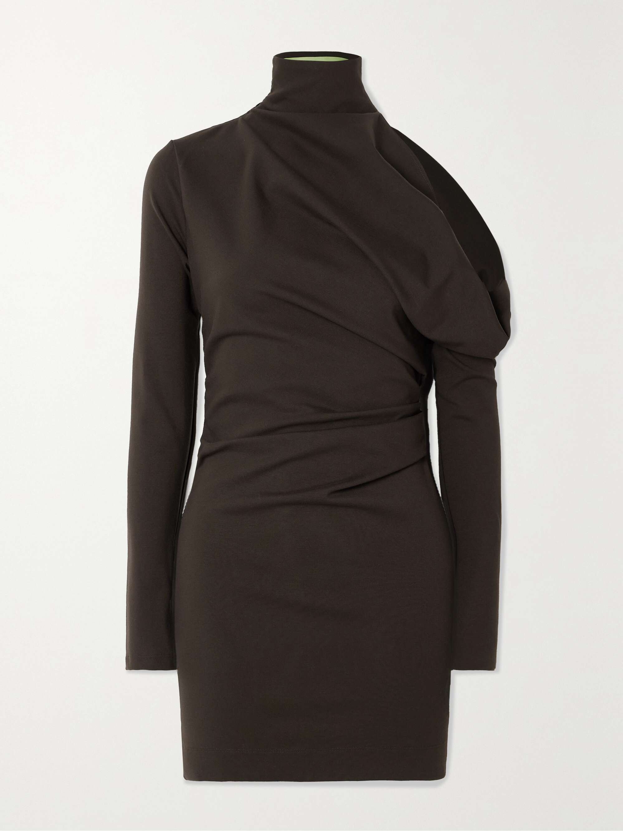 GAUGE81 Teresa asymmetric stretch-jersey mini dress | NET-A-PORTER