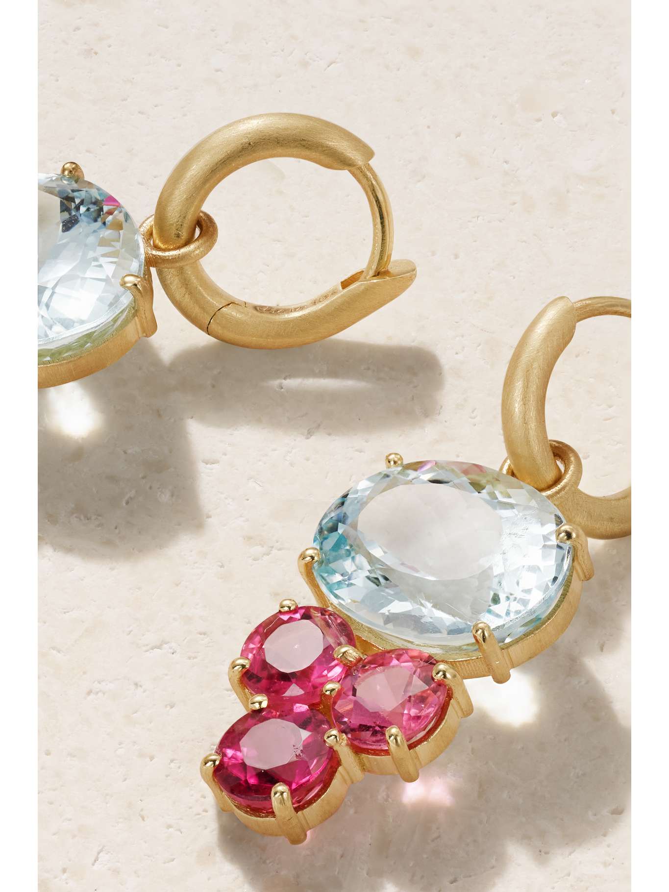 IRENE NEUWIRTH Gemmy Gem 18-karat gold, aquamarine and tourmaline ...