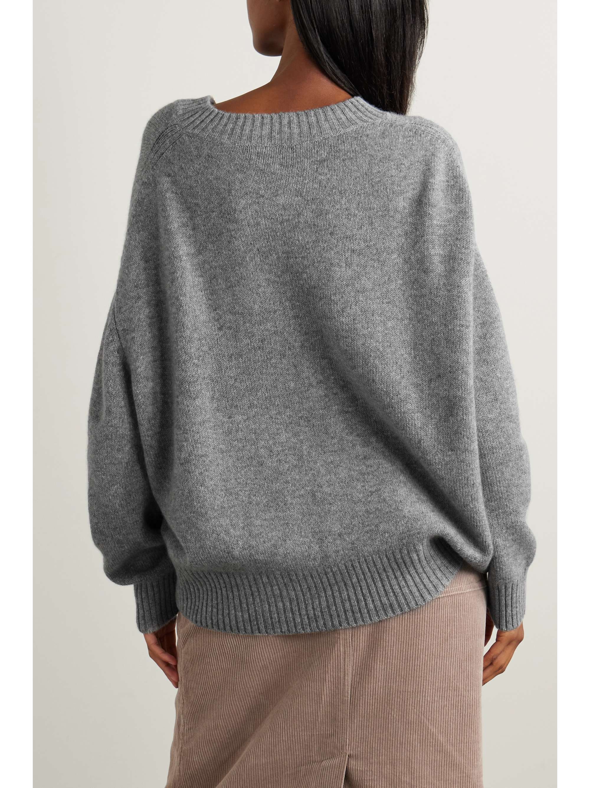 ALLUDE + NET SUSTAIN Cashmere-blend sweater | NET-A-PORTER