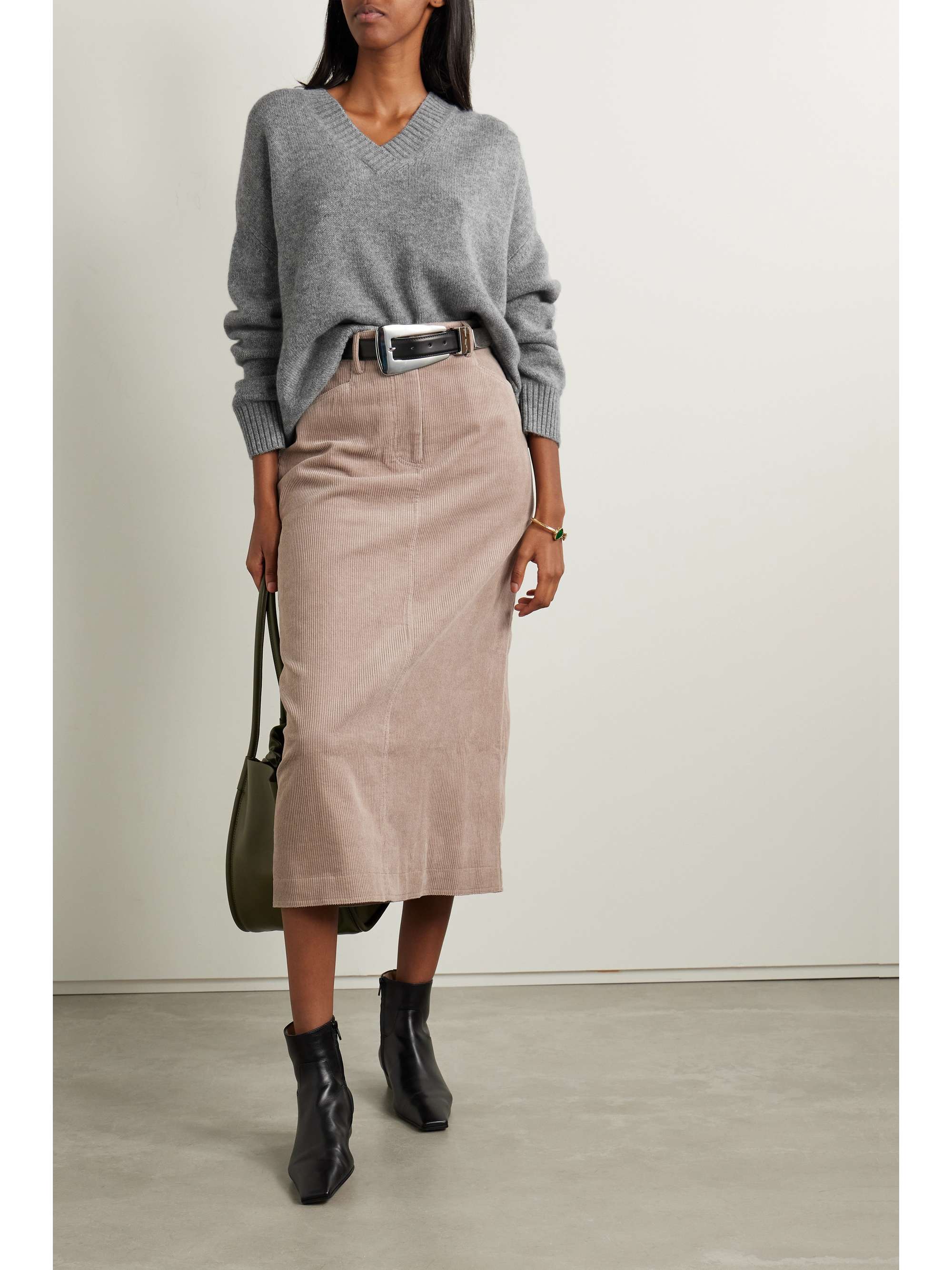 ALLUDE + NET SUSTAIN Cashmere-blend sweater | NET-A-PORTER