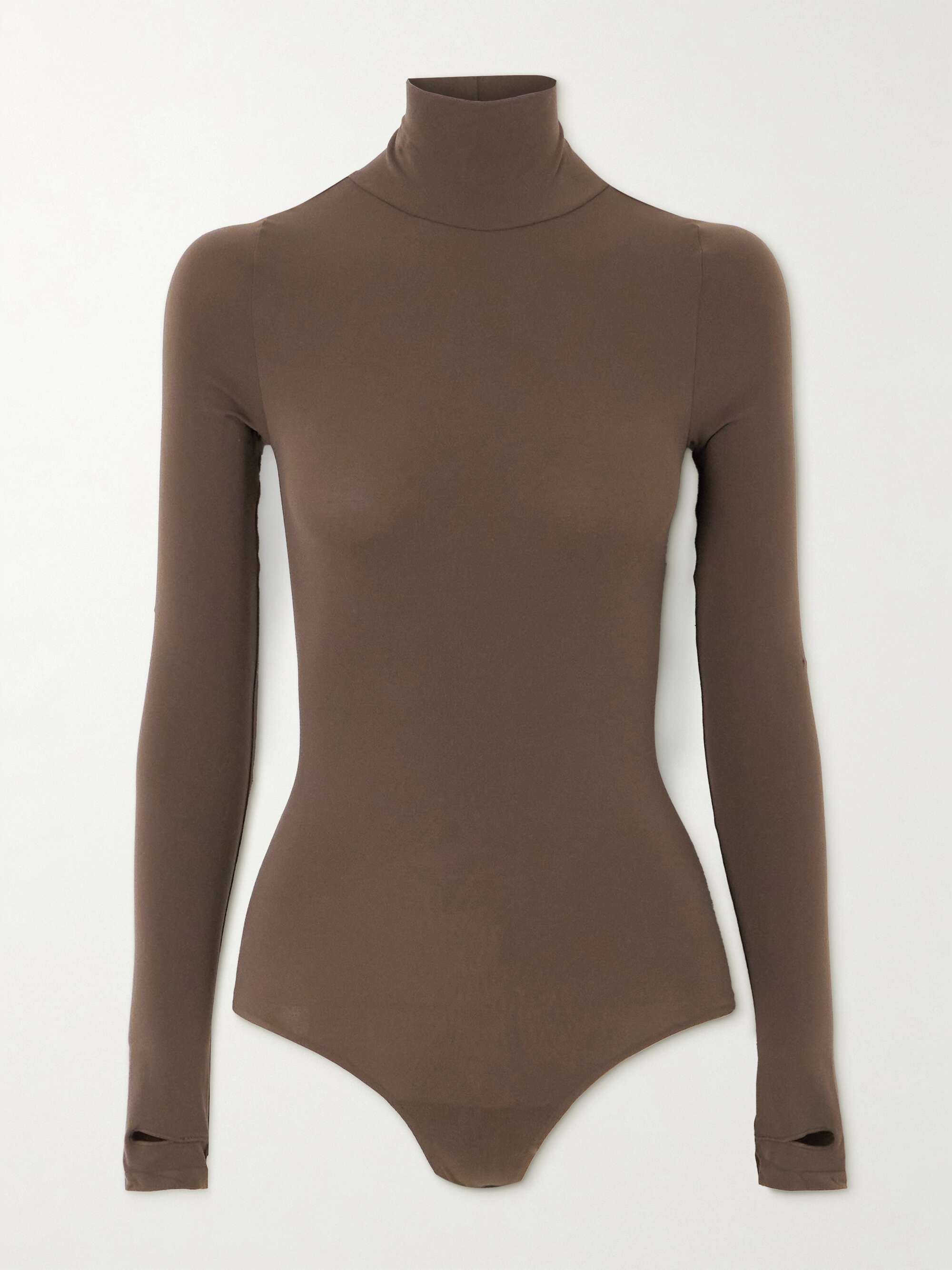 Commando Stretch Jersey Turtleneck Thong Bodysuit Net A Porter