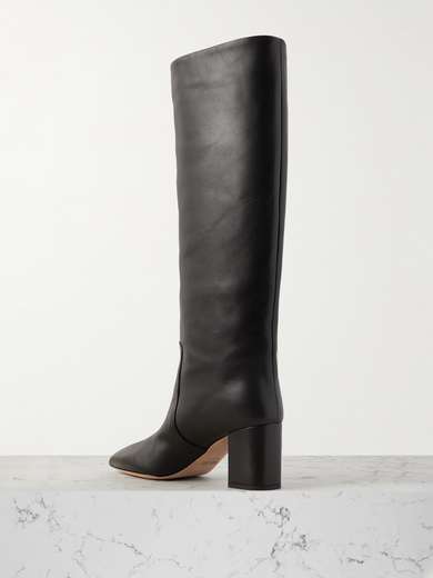 PARIS TEXAS Anja leather knee boot | NET-A-PORTER