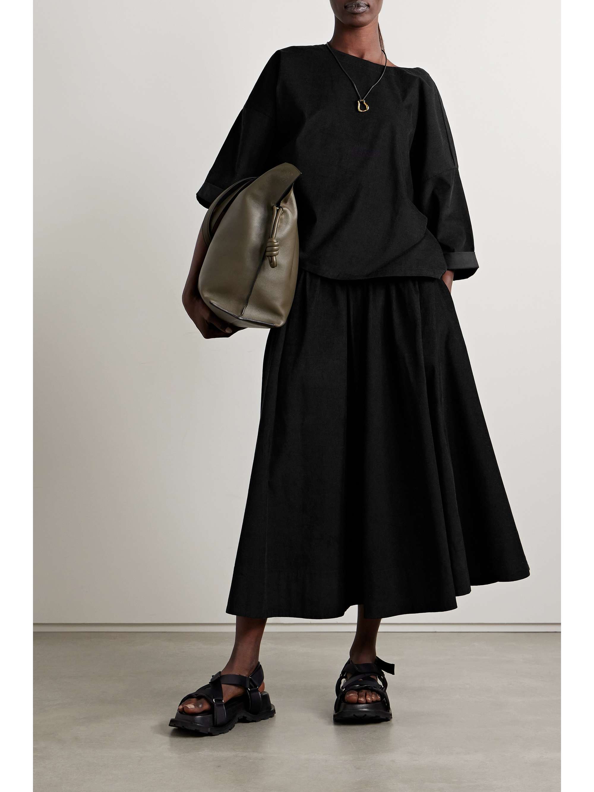 SUZIE KONDI Saria cropped cotton-corduroy top | NET-A-PORTER