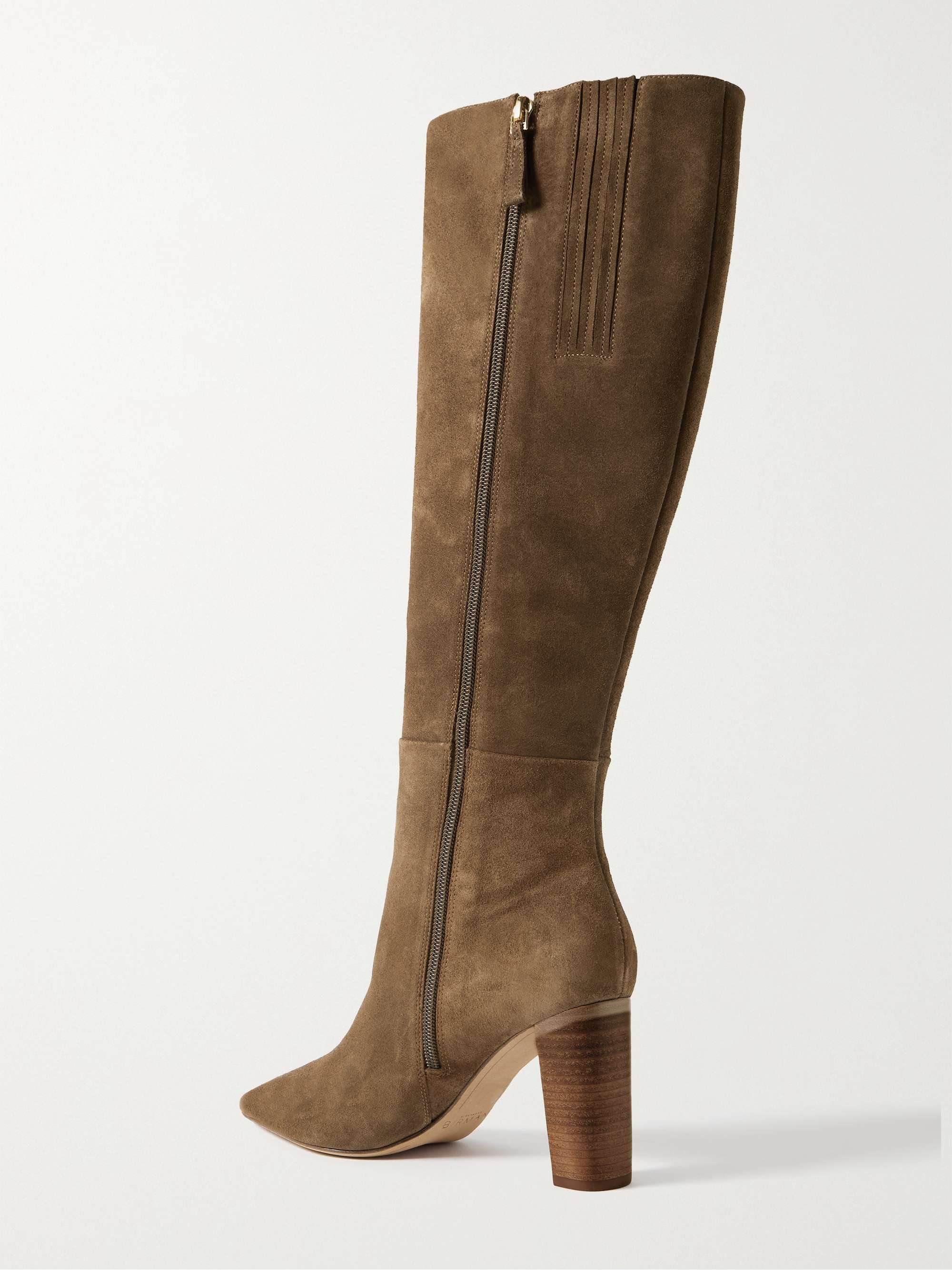 ALEXANDRE BIRMAN Elisa suede knee boots | NET-A-PORTER