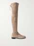 STUART WEITZMAN Lowland Bold suede over-the-knee boots | NET-A-PORTER