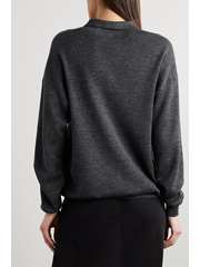 Gray Deja knitted sweater | THE ROW | NET-A-PORTER