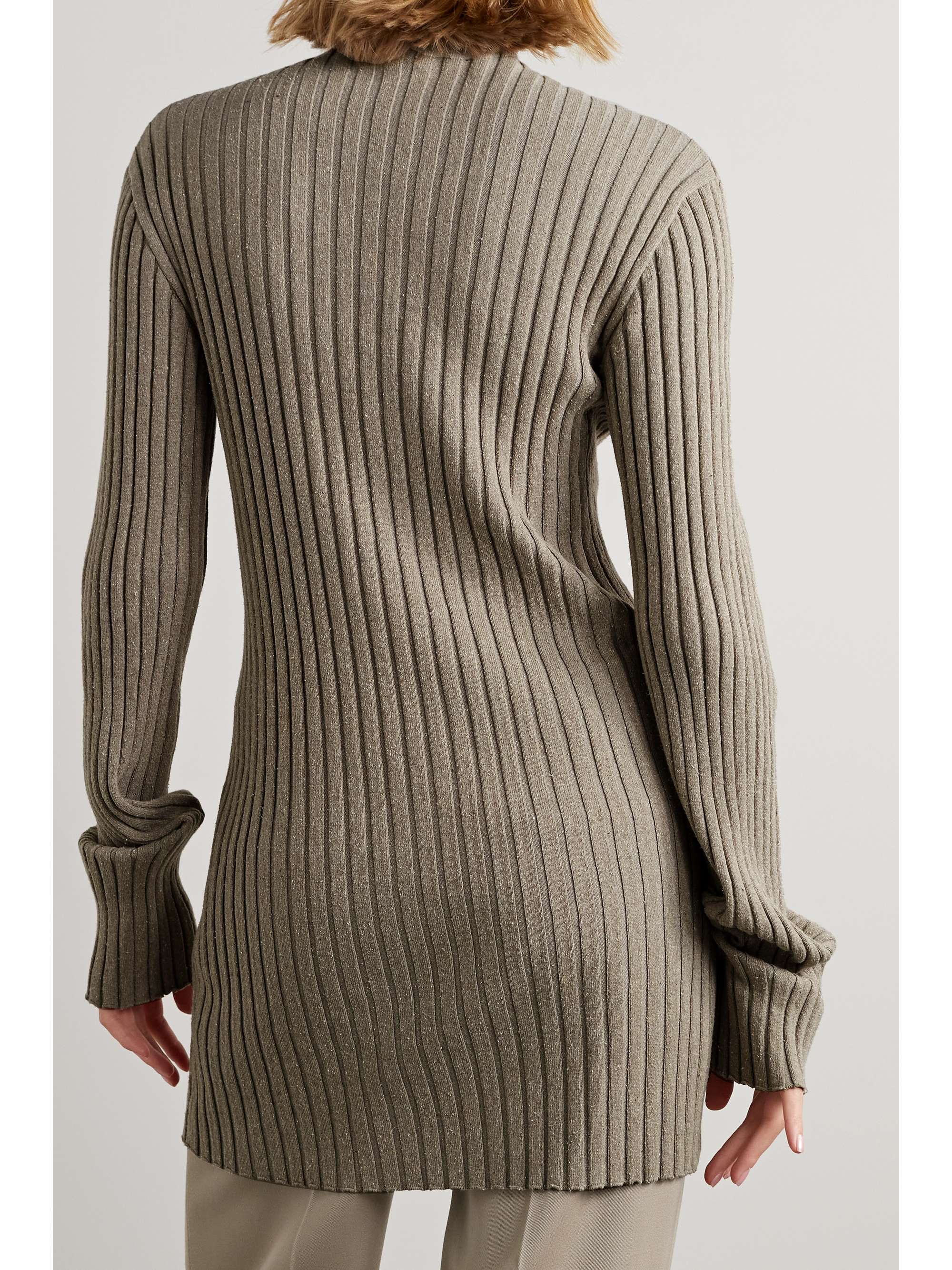 THE ROW Deidree ribbed silk sweater | NET-A-PORTER