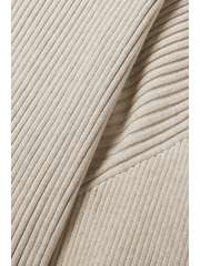 THE ROW Danana asymmetric ribbed cotton sweater | NET-A-PORTER