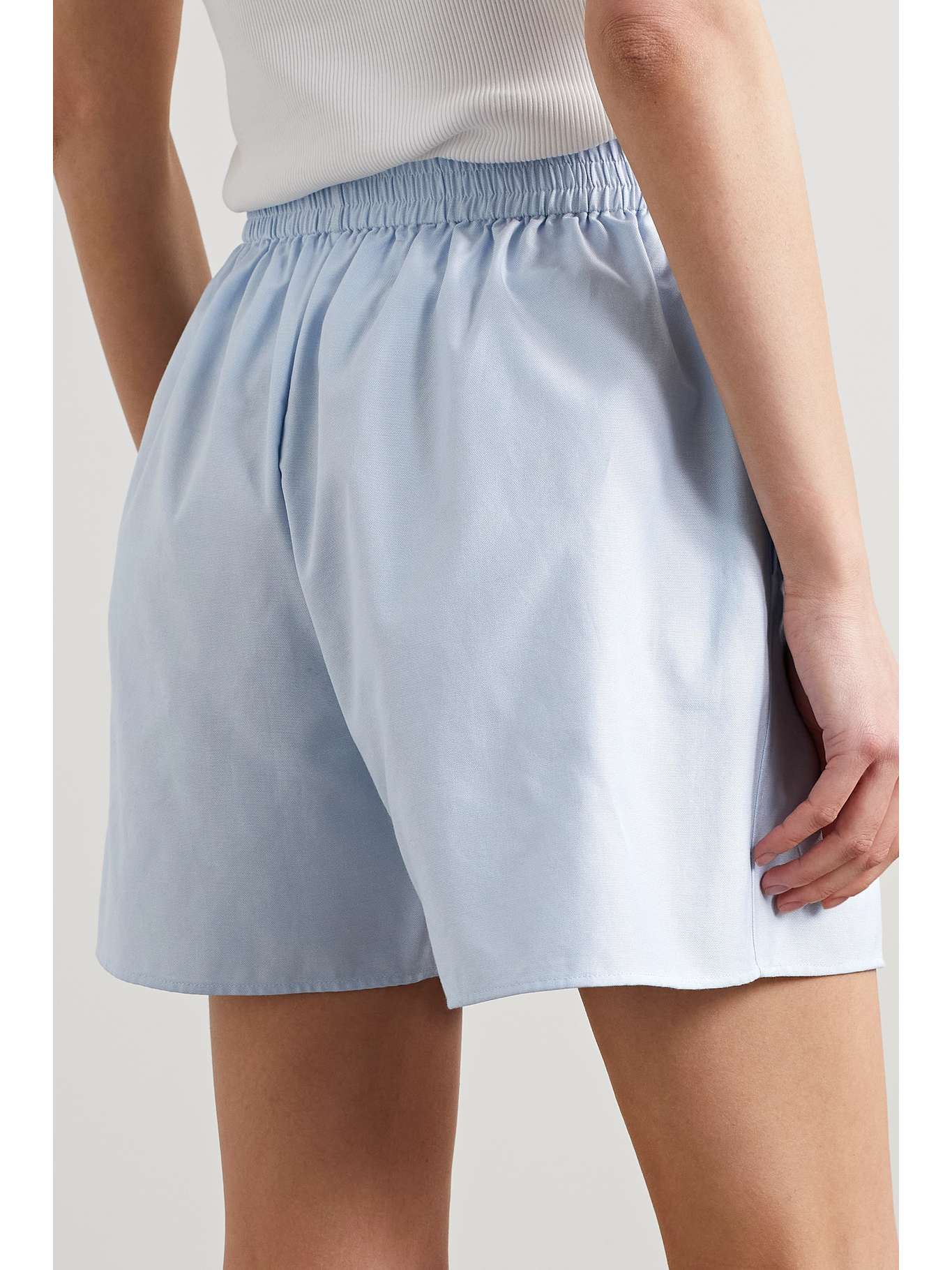 THE ROW Gunther cotton shorts | NET-A-PORTER