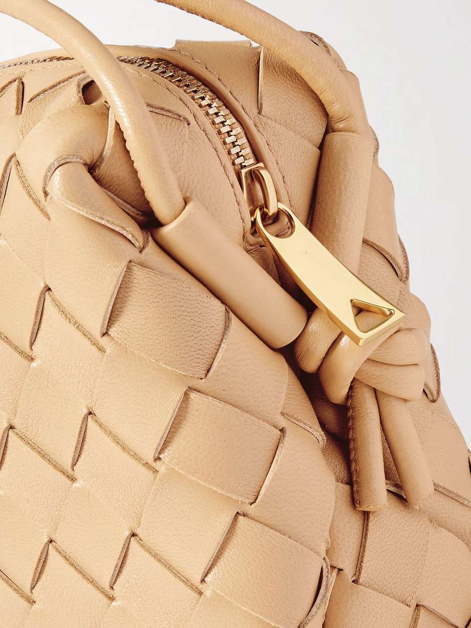 BOTTEGA VENETA Loop mini intrecciato leather shoulder bag | NET-A-PORTER