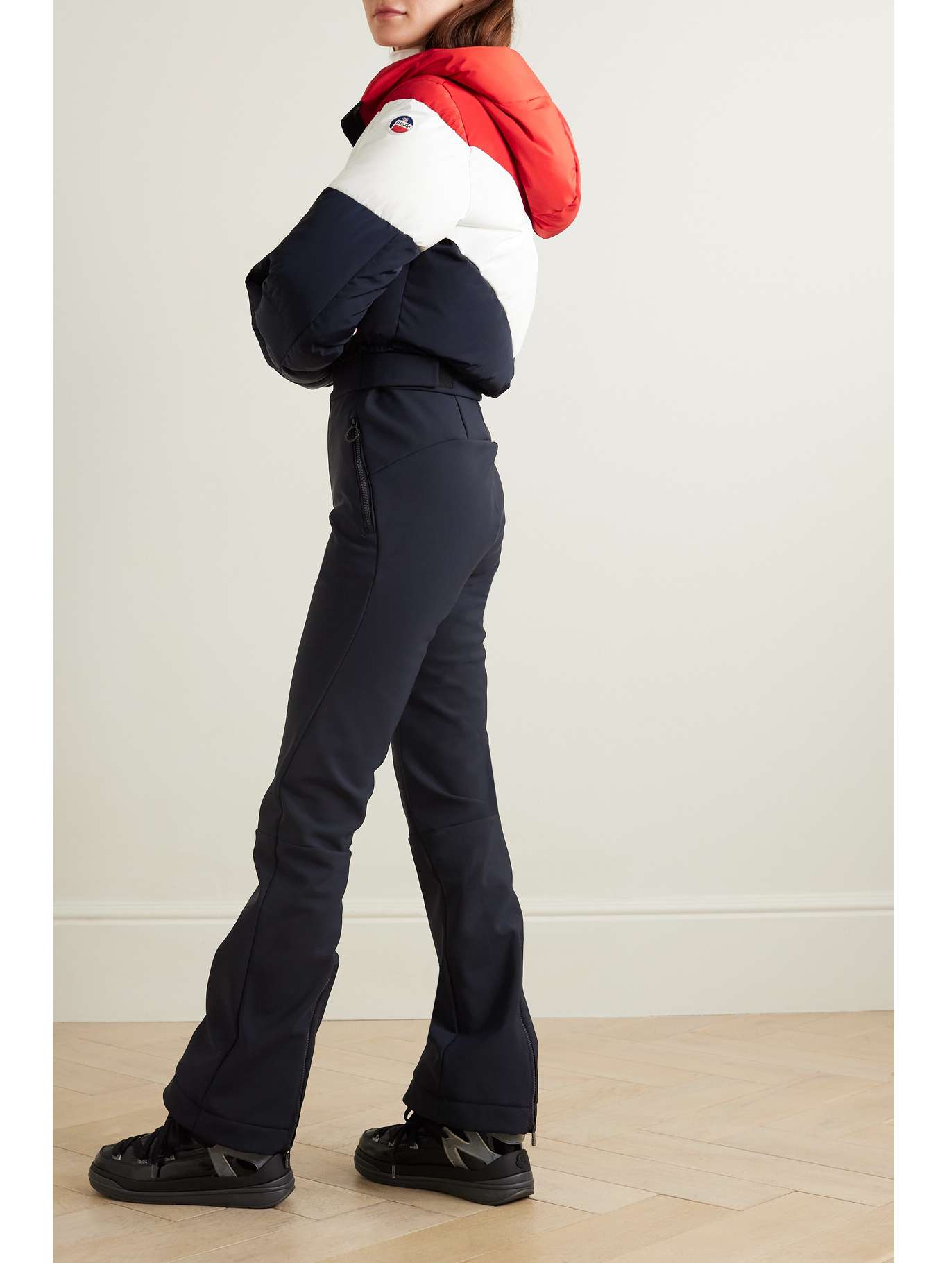 FUSALP Kira softshell quilted color-block ski suit | NET-A-PORTER