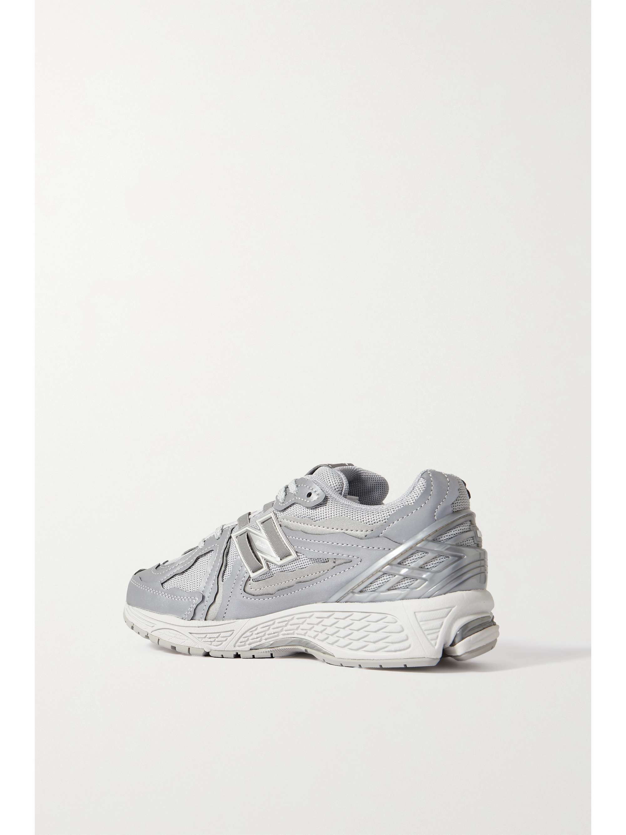 NEW BALANCE 1906 metallic faux leather-trimmed mesh sneakers | NET-A-PORTER