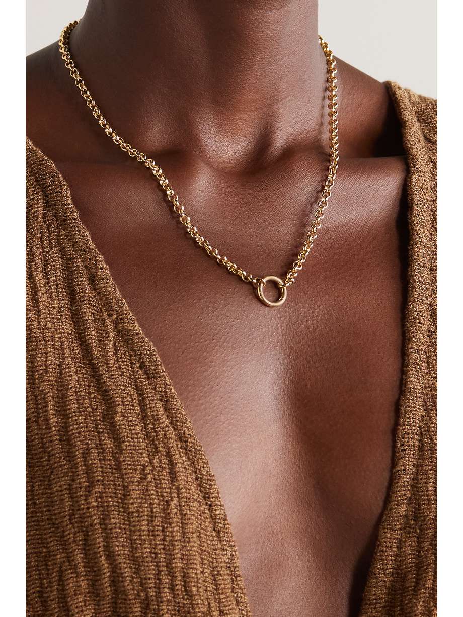 MARLO LAZ 4.0 Rolo 14-karat gold necklace | NET-A-PORTER