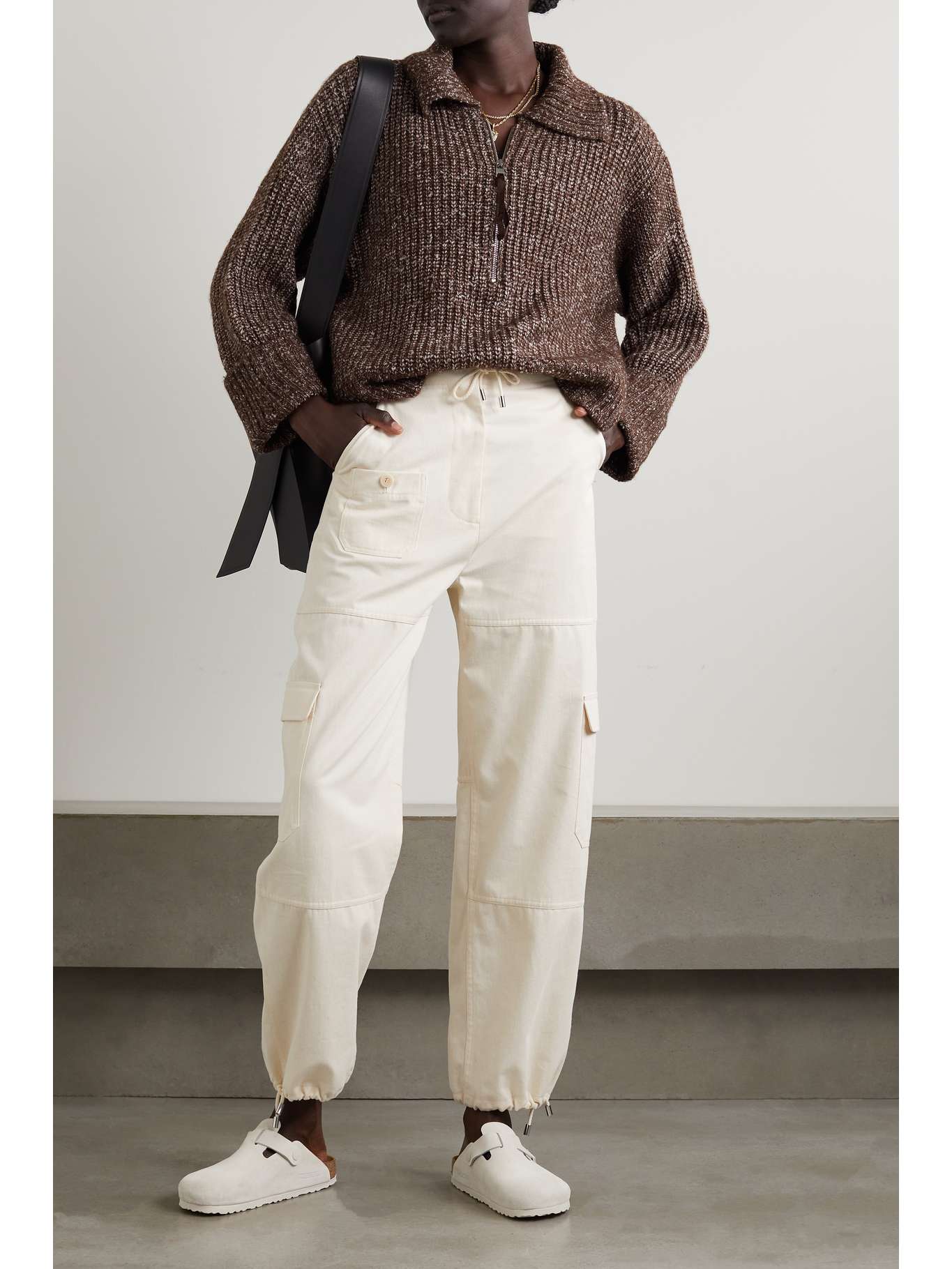 VARLEY Amelia ribbed-knit sweater | NET-A-PORTER