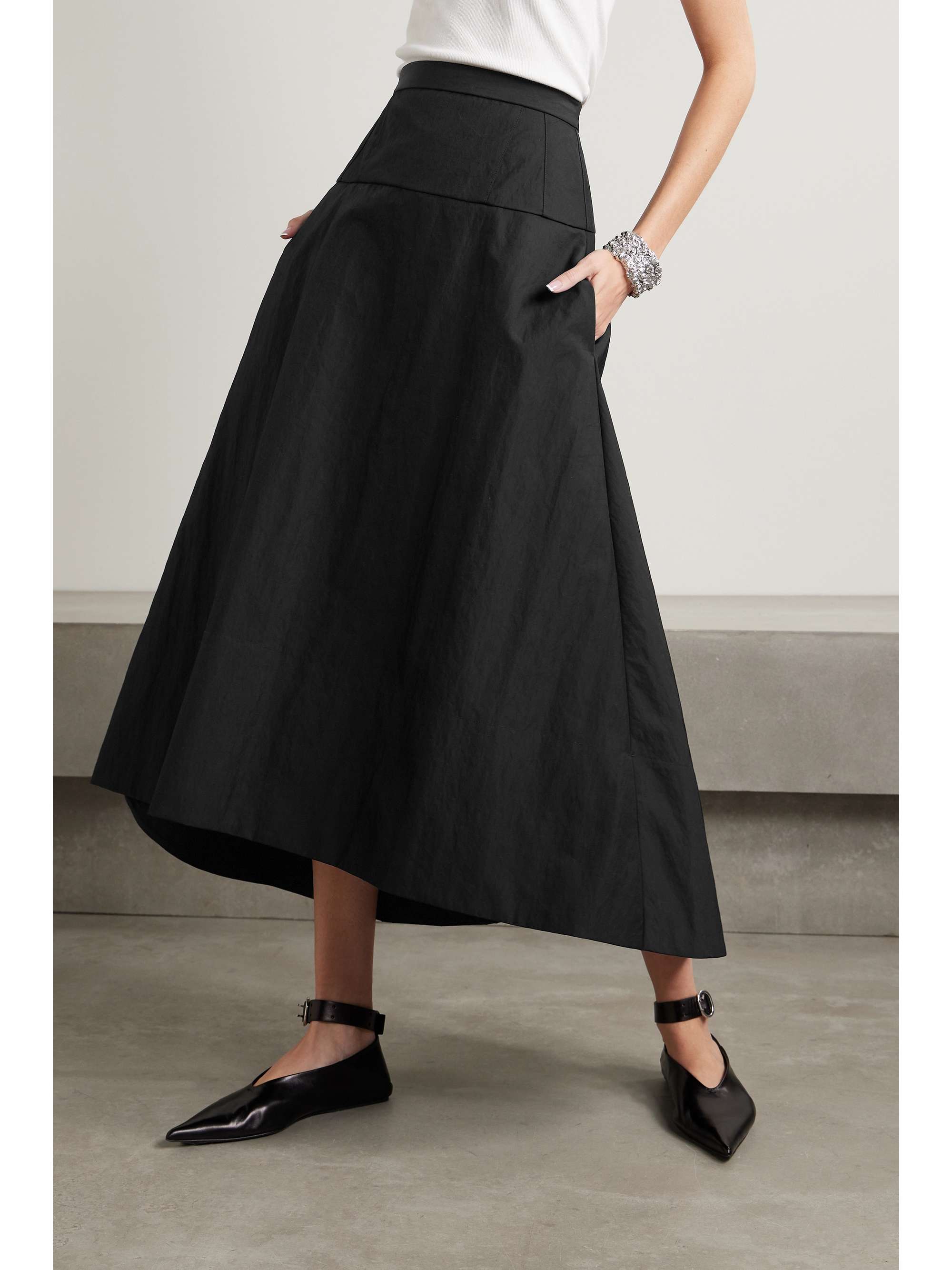 TIBI Schema canvas maxi skirt | NET-A-PORTER
