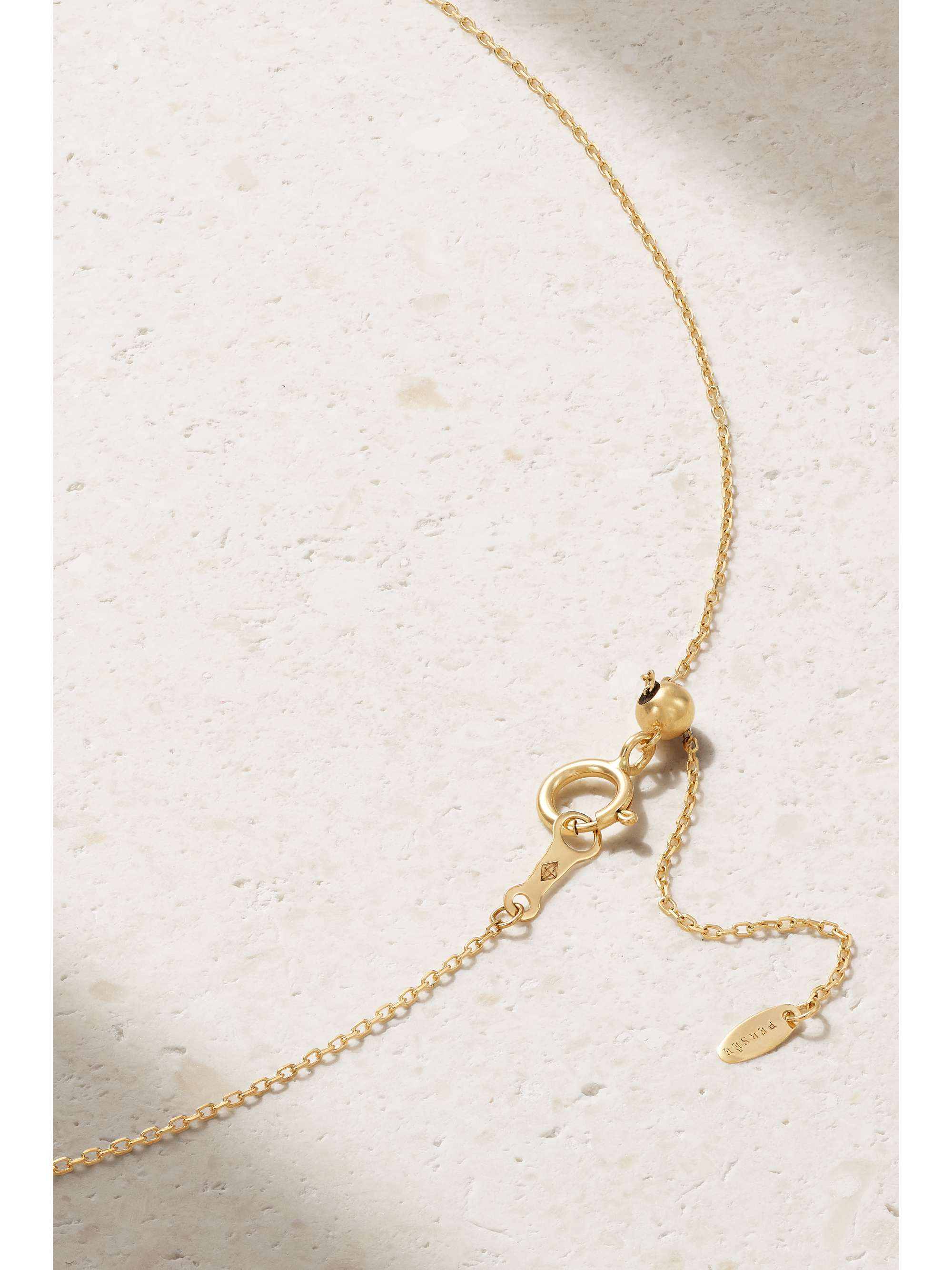 PERSÉE Seven Chakras 18-karat gold multi-stone necklace | NET-A-PORTER